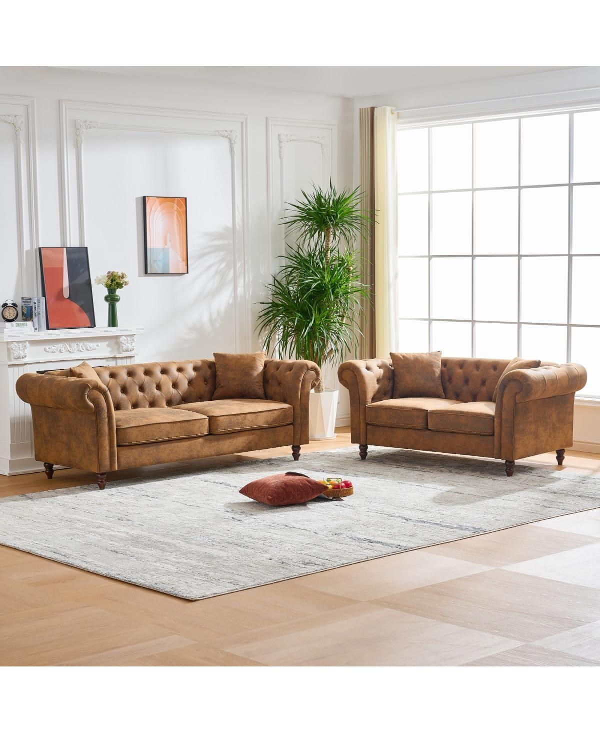 Click here for Streamdale Furniture 3+2 Chesterfield Tech Fabric... prices