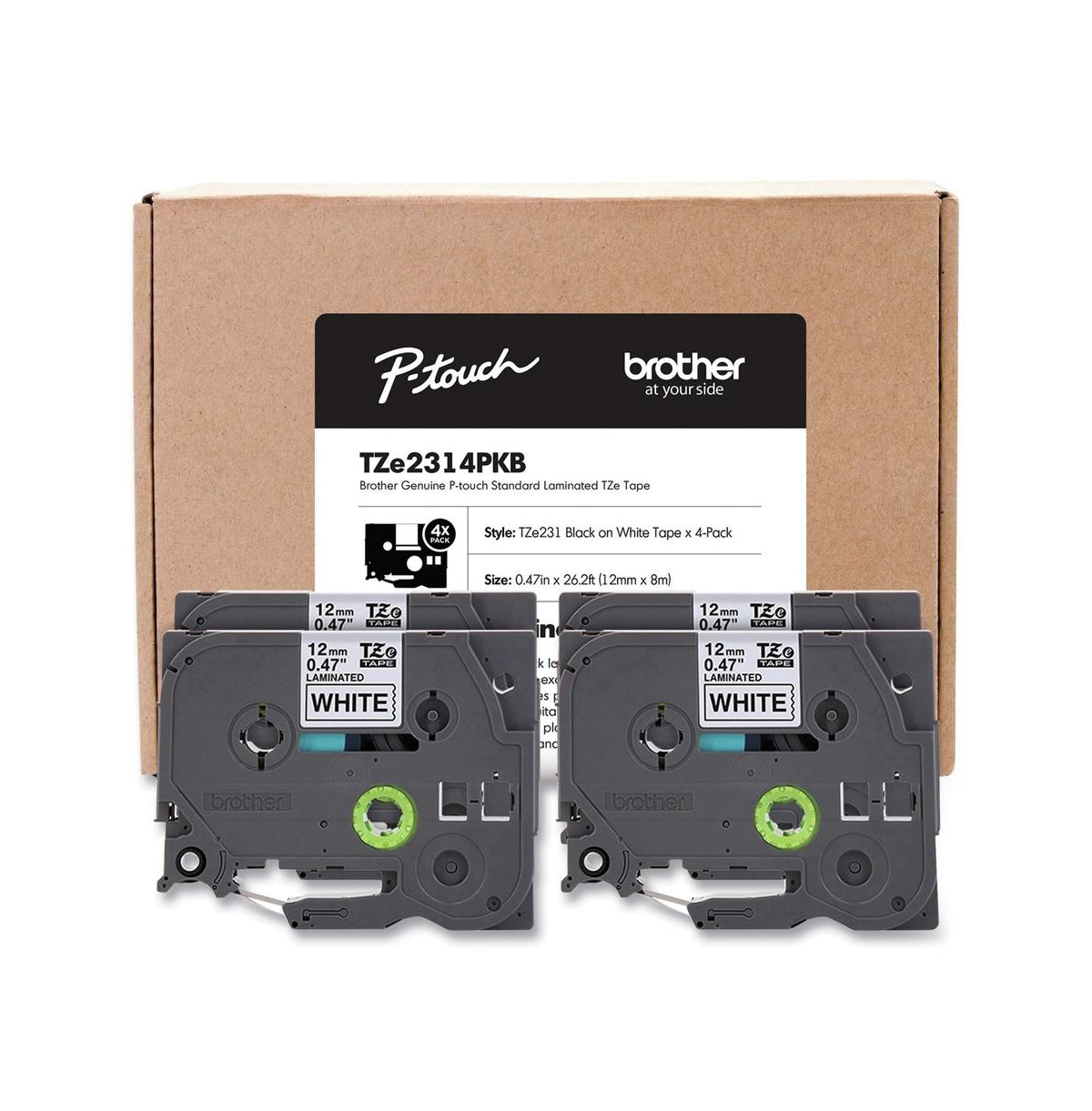 Click here for Brother P-Touch TZE2314PKB 0.5 in. TZe Series Stan... prices