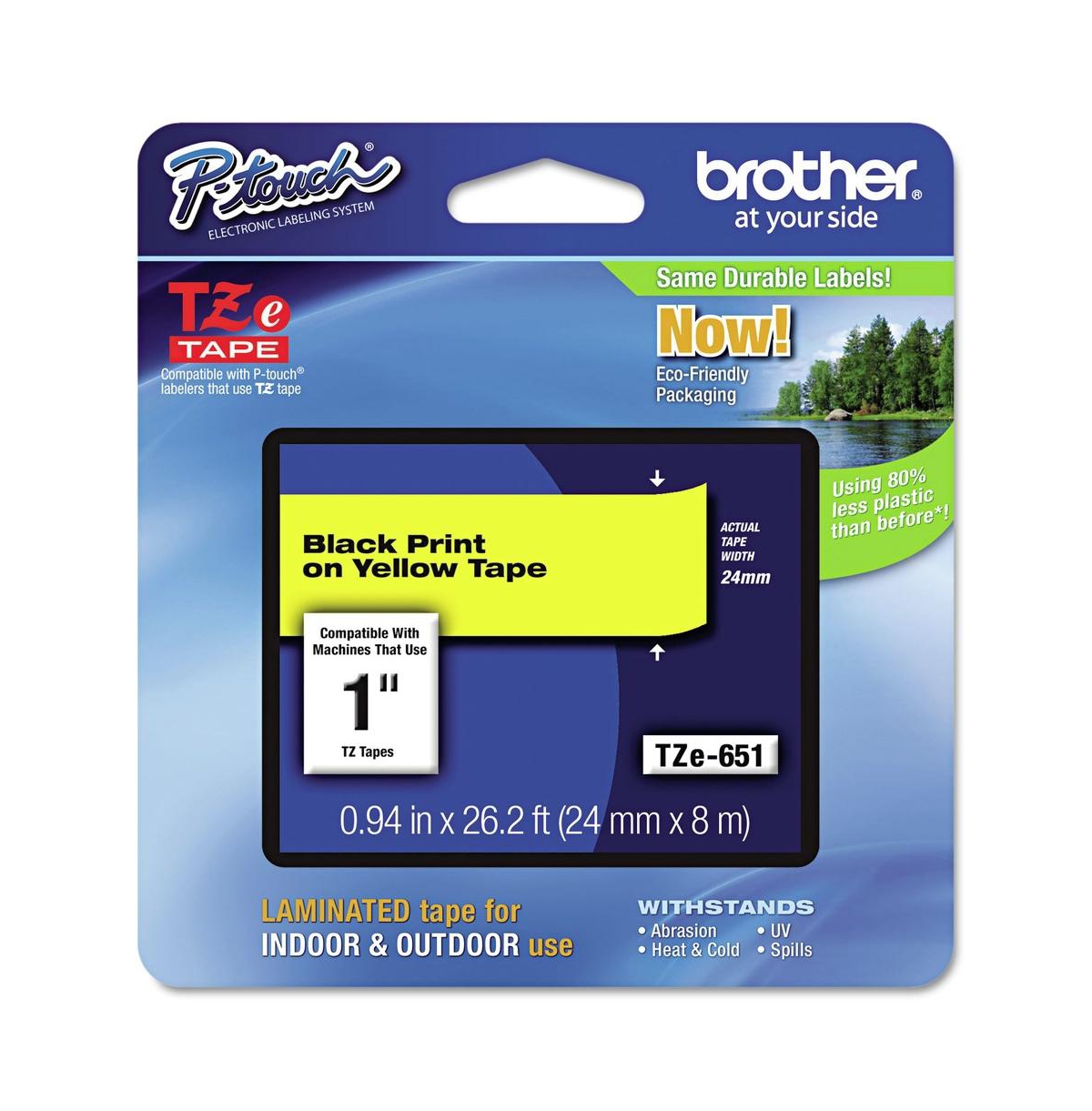 Click here for Brother P-Touch TZE651 0.94 in. x 26.2 ft. TZe Sta... prices