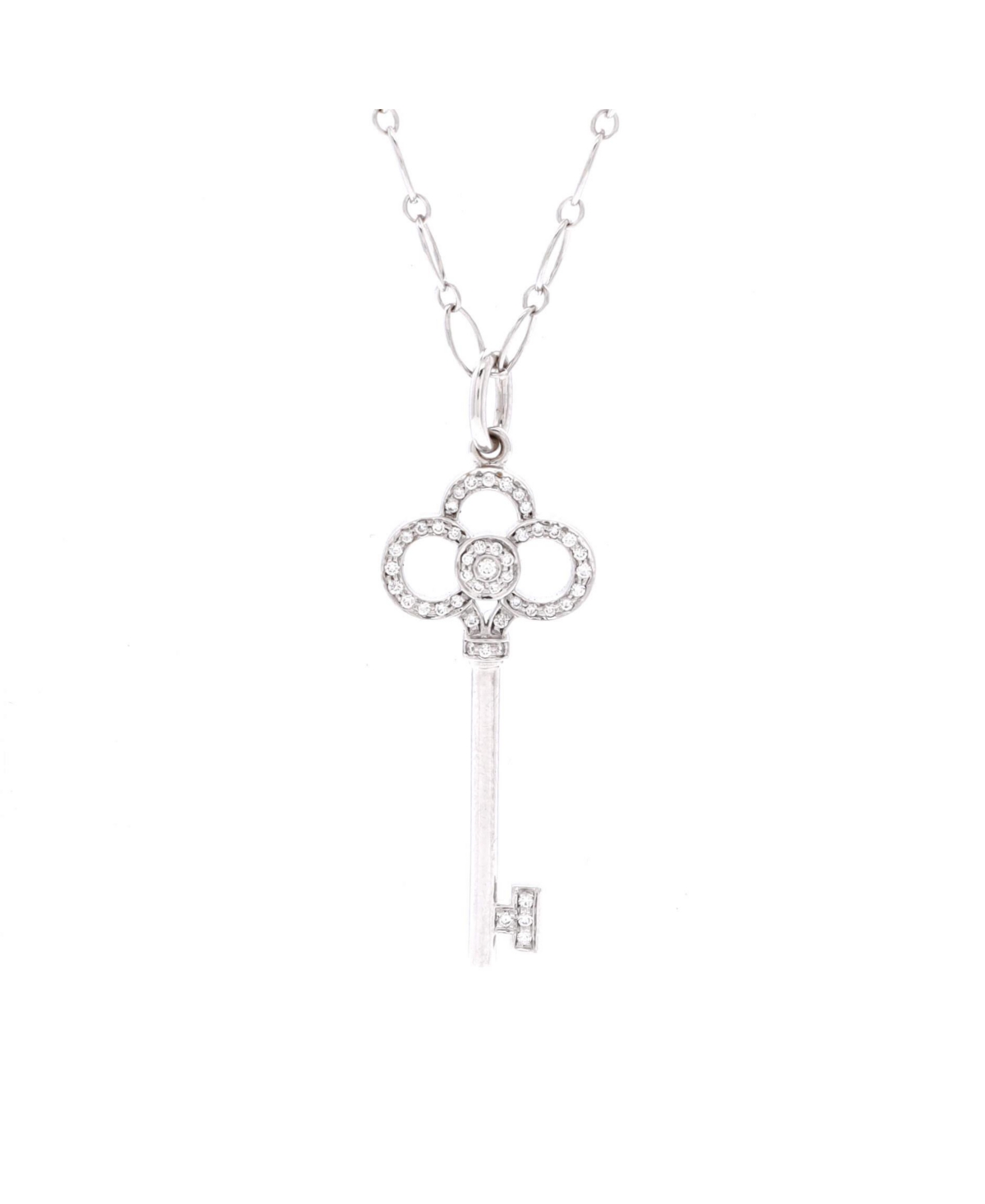 Click here for Pre-Owned Tiffany & Co Crown Key Pendant Necklace... prices