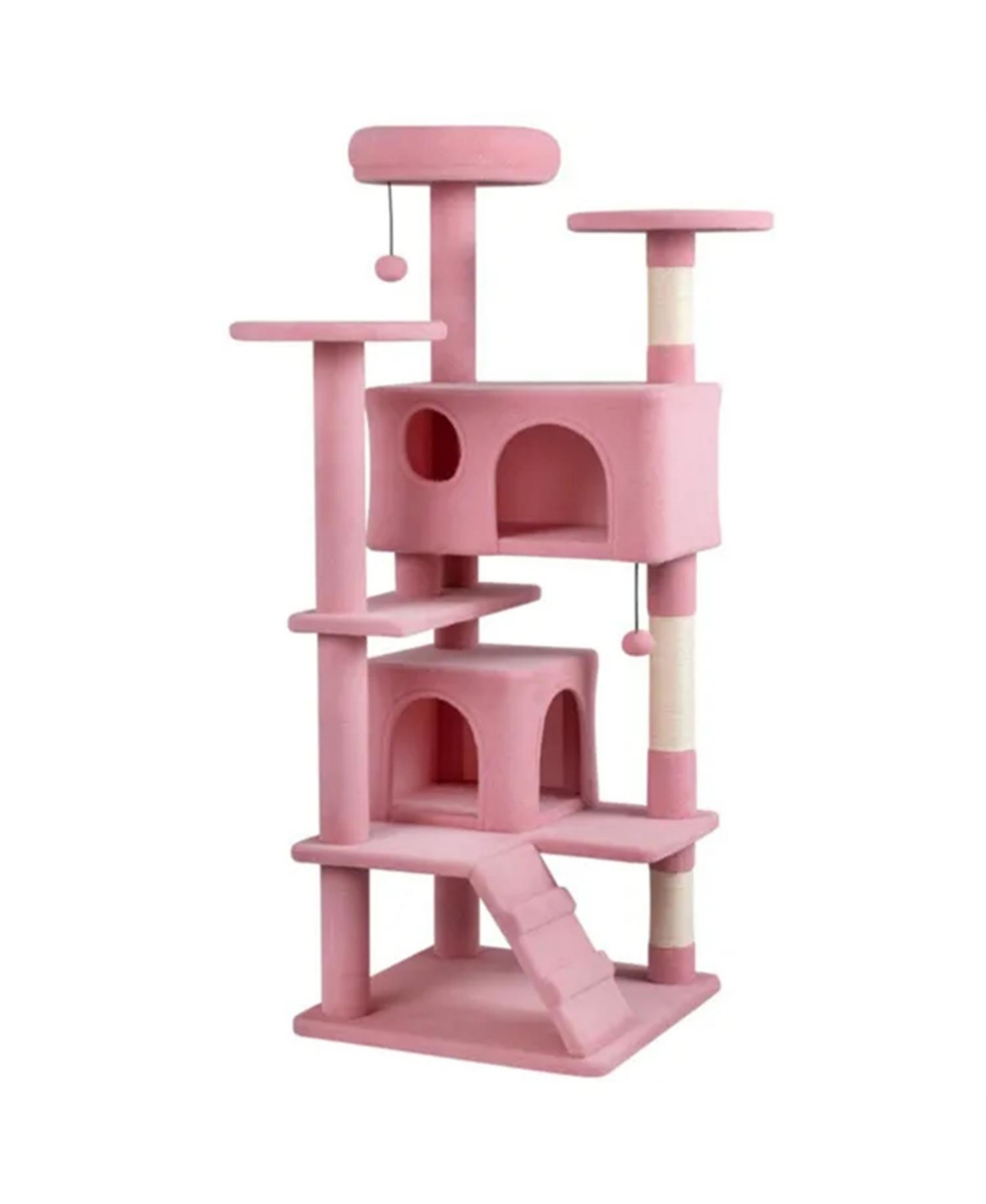 Click here for Zeus and Ruta 52 in. Tall Cat Tree Tower Perches C... prices