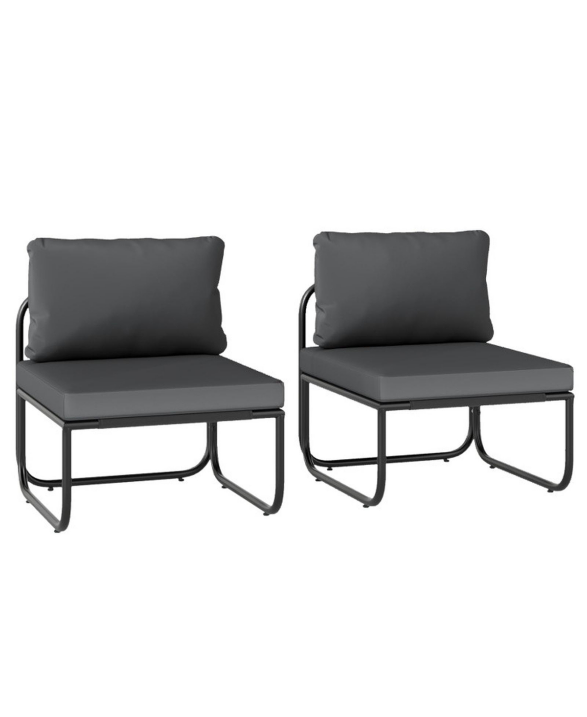 Click here for Gouun Outdoor Low-Profile Patio Chairs Set of 2 wi... prices