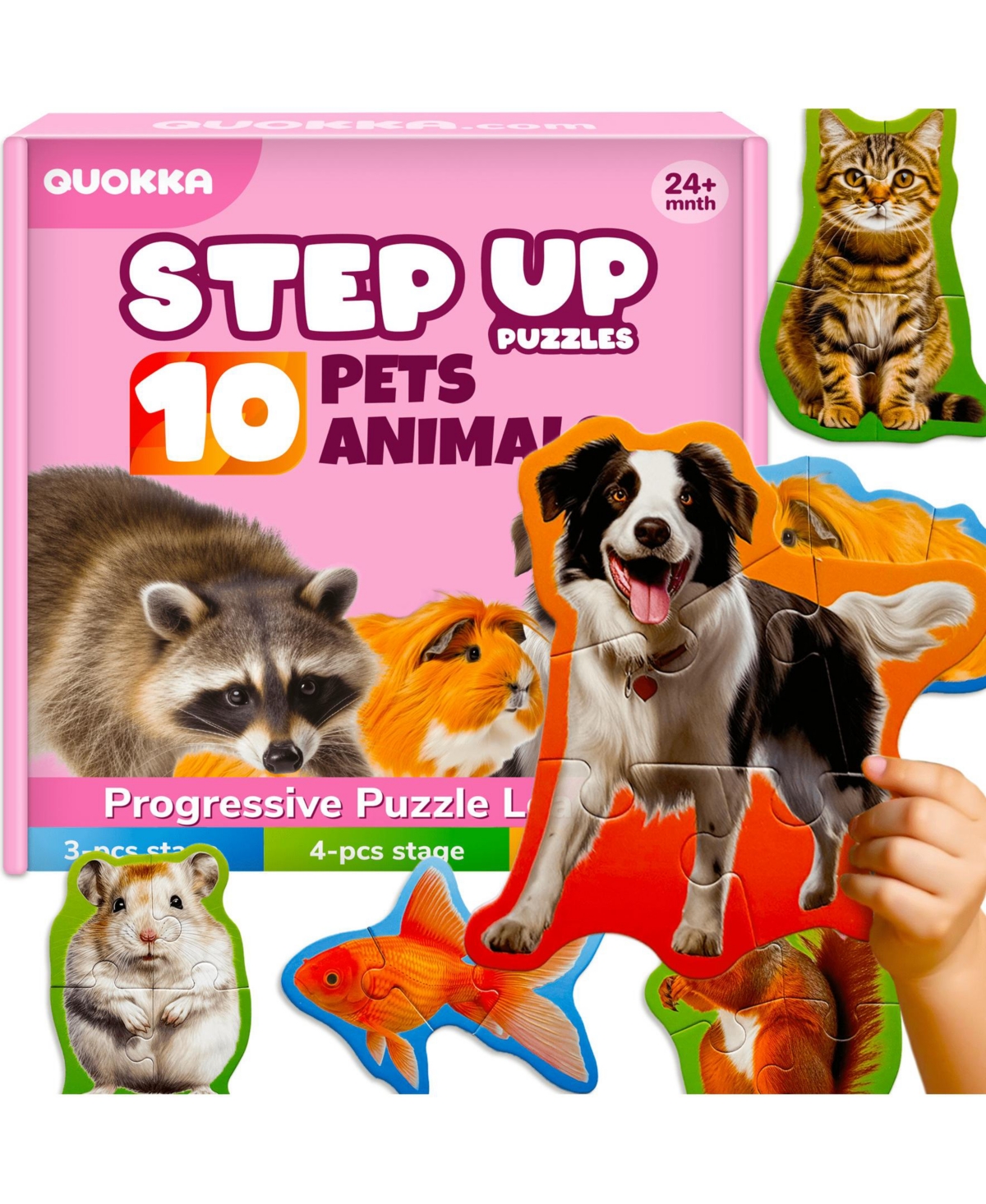 Click here for Quokka 40 Big PieceToddler Puzzles Ages 2-4 - 8 Re... prices