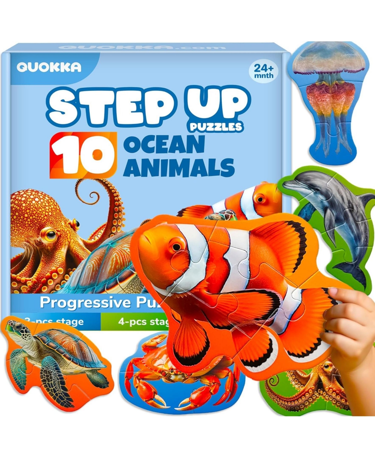 Click here for Quokka 40 Big PieceToddler Puzzles Ages 2-4 - 8 Re... prices