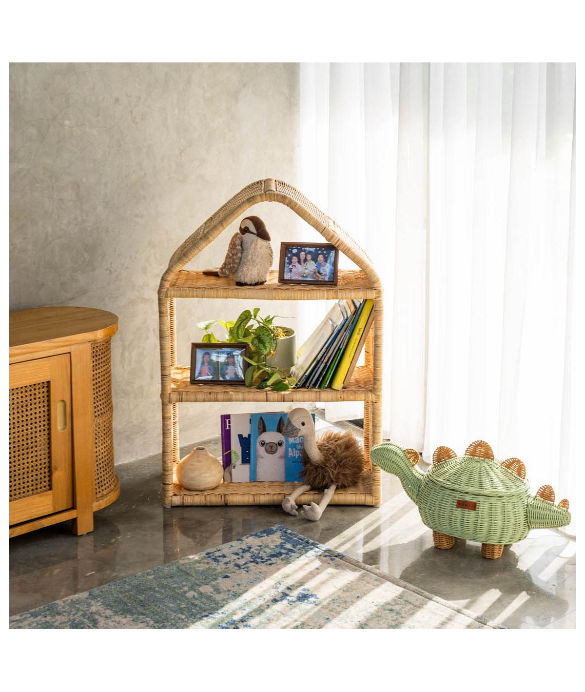 Click here for Momiji Alaya Handcrafted Rattan Kids House Shelf -... prices