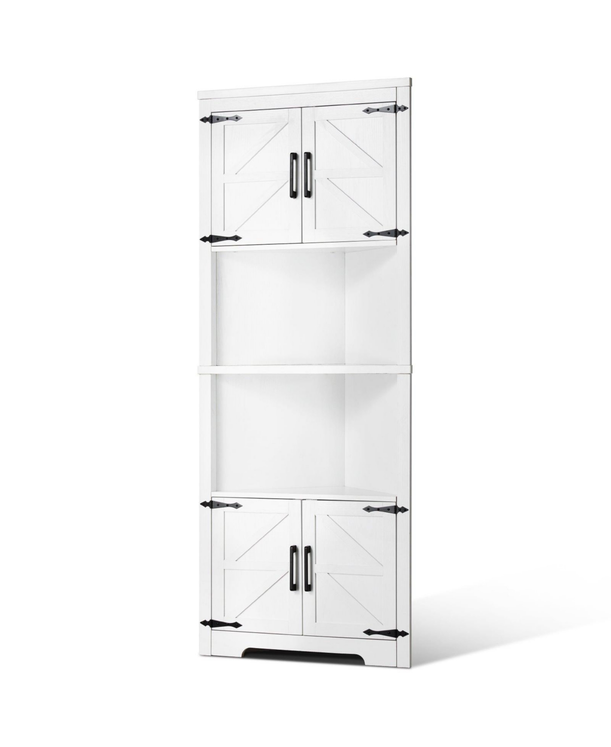 Click here for Gouun 68 in Corner Storage Cabinet with Doors and... prices
