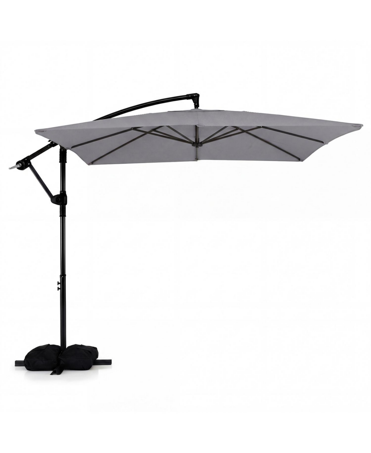 Click here for Slickblue Solar-Powered Offset Hanging Umbrella wi... prices