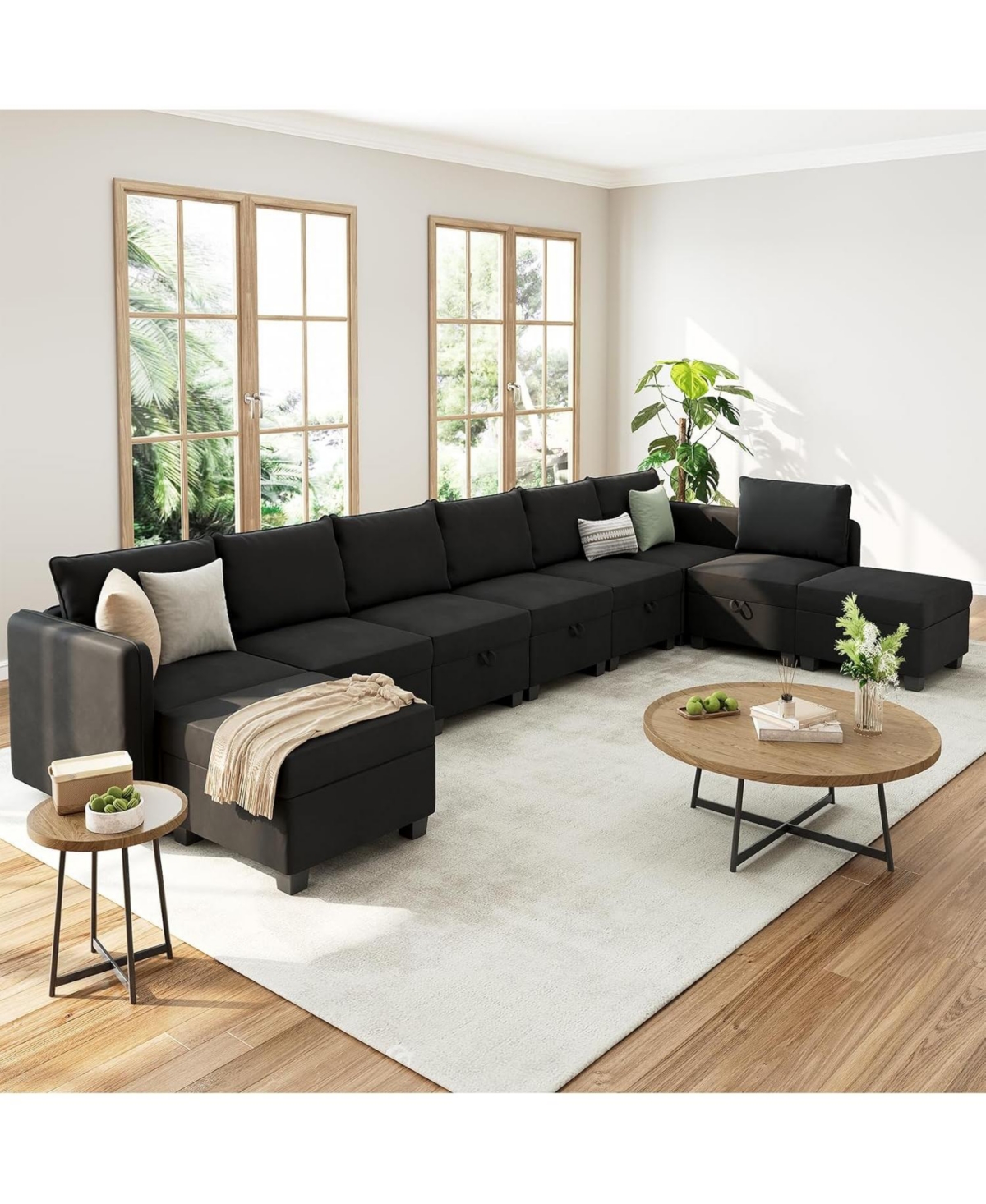 Click here for gaomon Modular Sectional Sofa with Storage  U Shap... prices