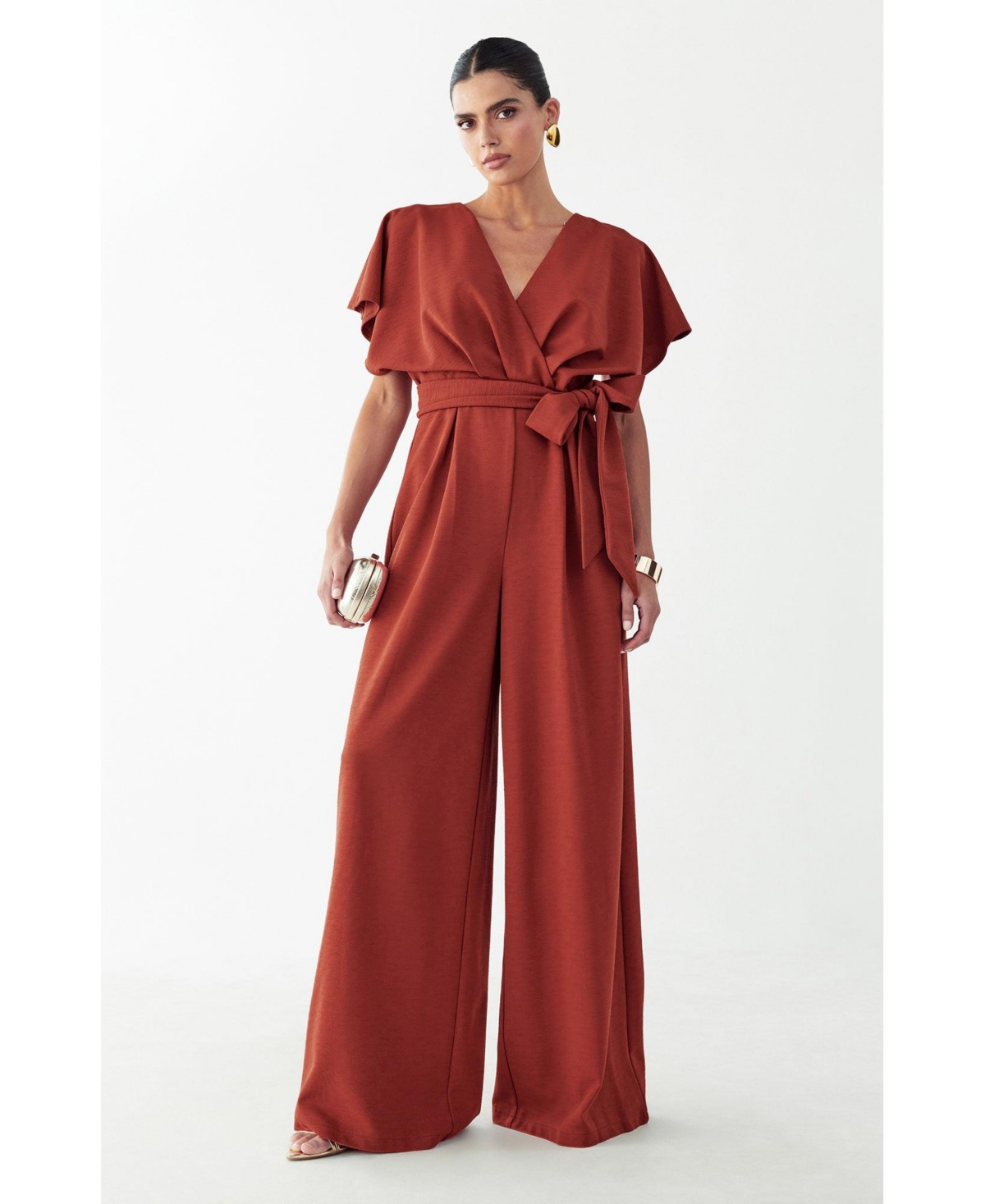 Click here for St Mrlo Womens Hannah Jumpsuit - Copper prices