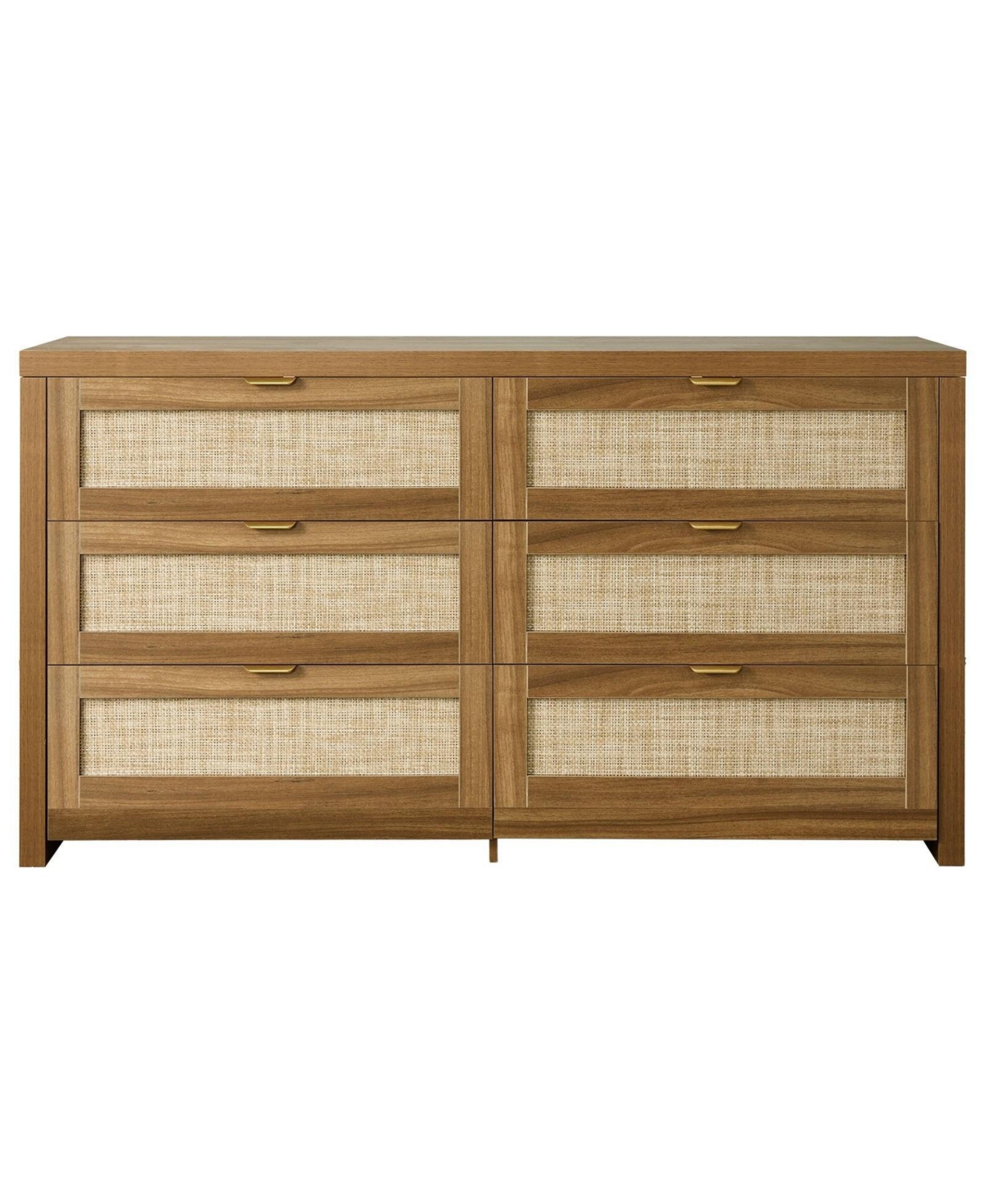 Click here for Sugift 6 Drawer Rattan Dresser  Rattan Chest with... prices