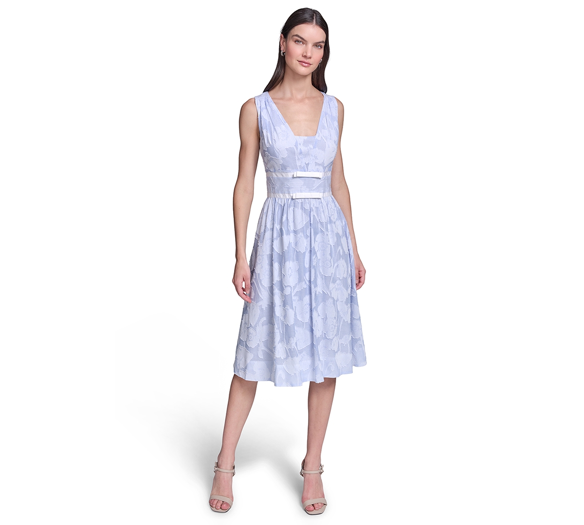 Click here for Karl Lagerfeld Paris Womens Floral Burnout Cotton... prices