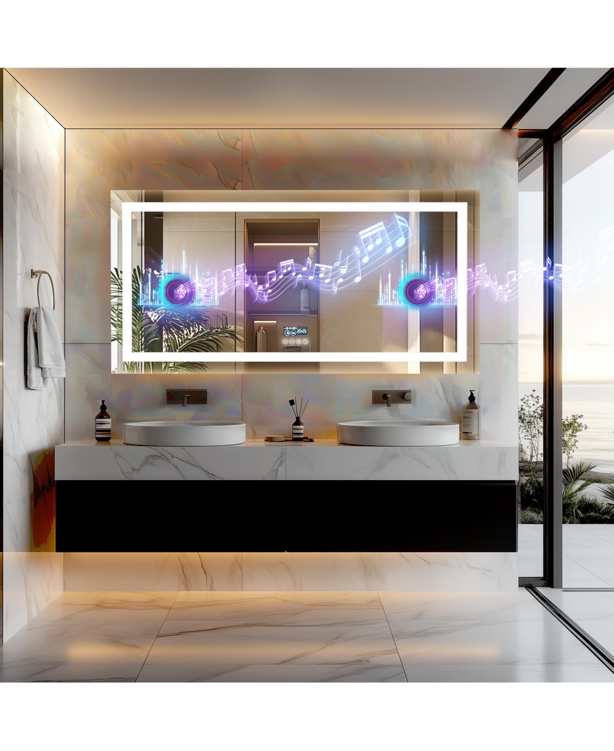 Click here for Luvodi 59.4x30.7 inch Colours Wall Mounted Vanity... prices