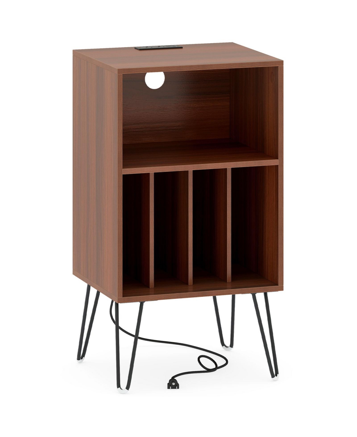 Click here for Sugift Record Player Stand with Charging Station T... prices
