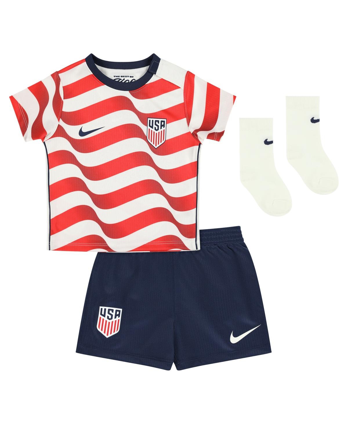 Click here for Nike Baby Boys and Girls Red/White Usmnt 2026 Home... prices