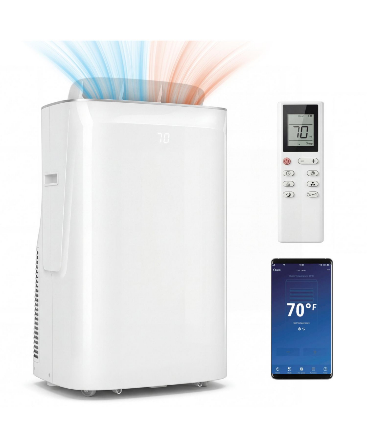 Click here for Mecale 15000 Btu Inverter Portable Air Conditioner... prices