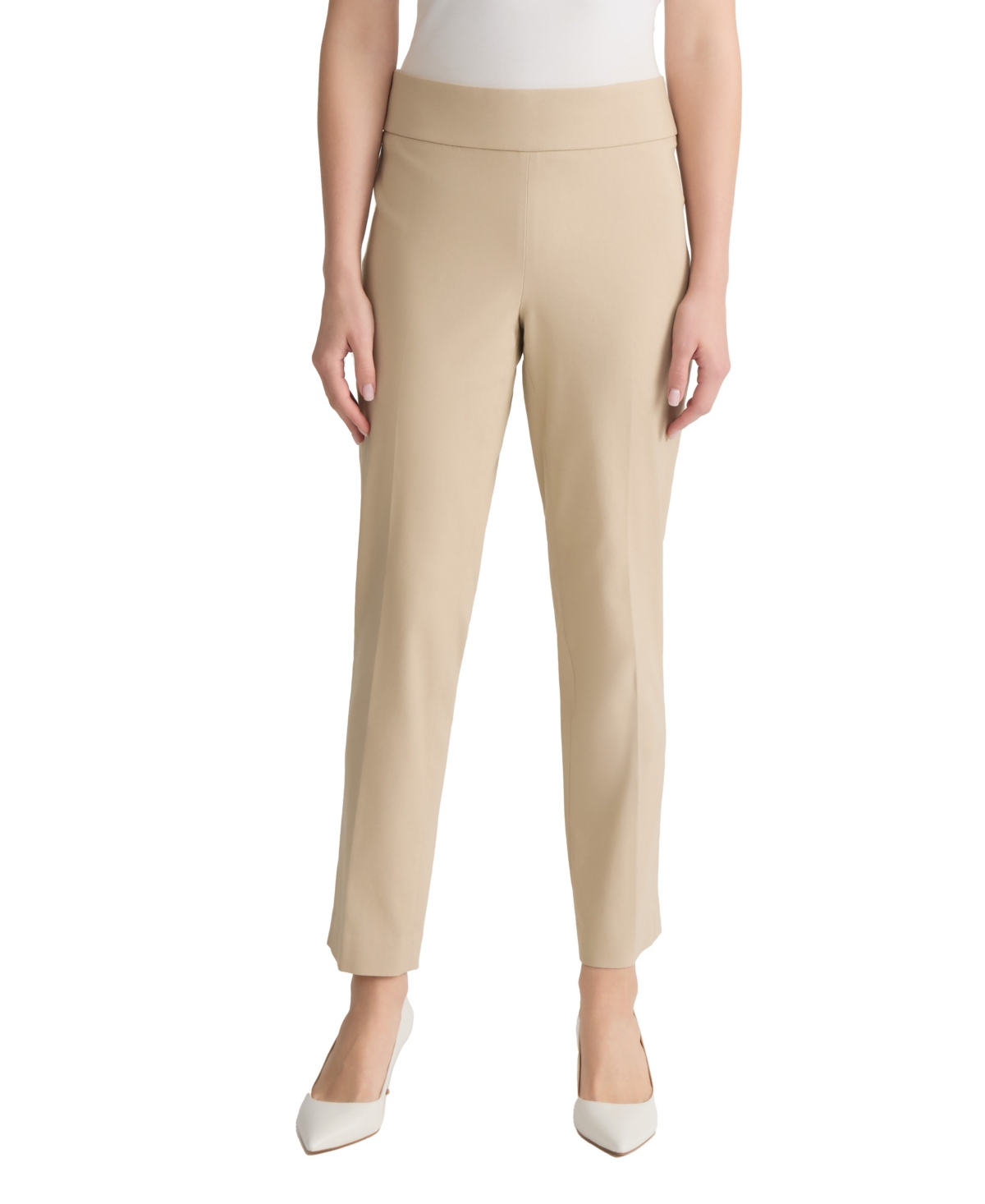 Click here for Jones New York Womens Straight Fit Cropped Pants -... prices