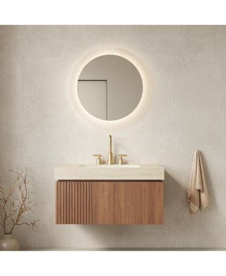 Click here for Sillysis Inch Floating Bathroom Vanity With Sinter... prices