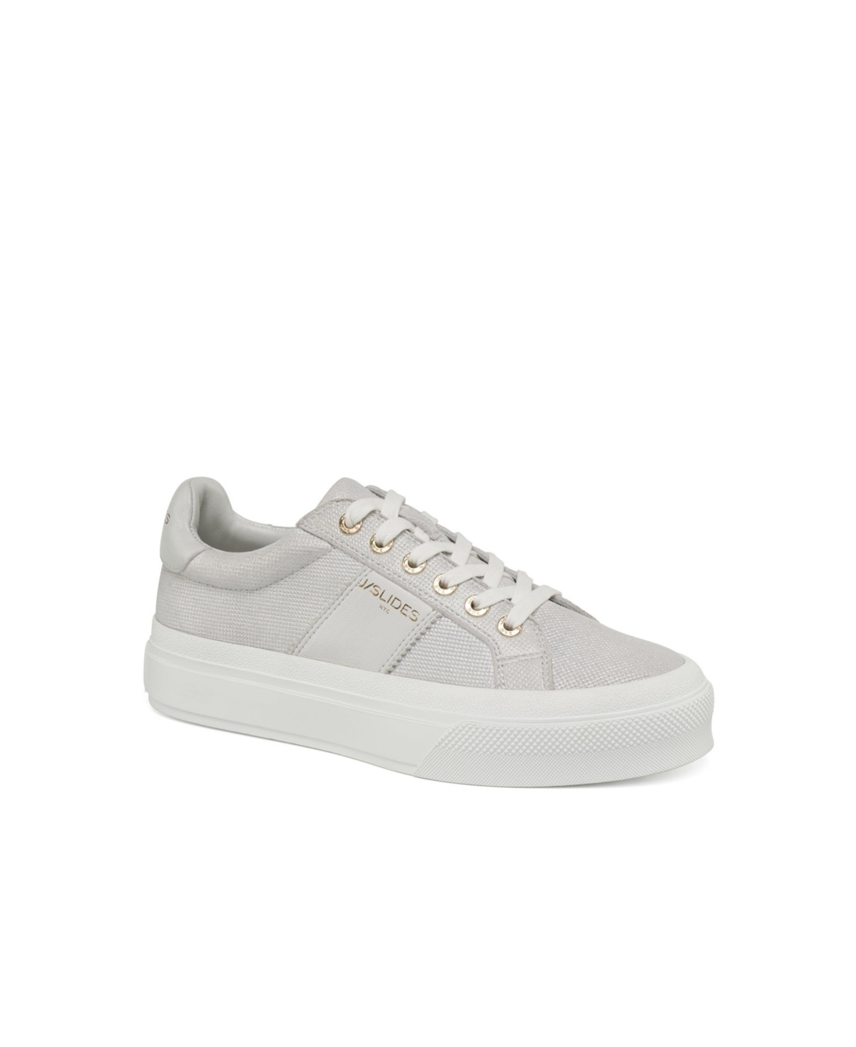 Click here for JSlides Womens Gilda Sneaker - White/Silver prices