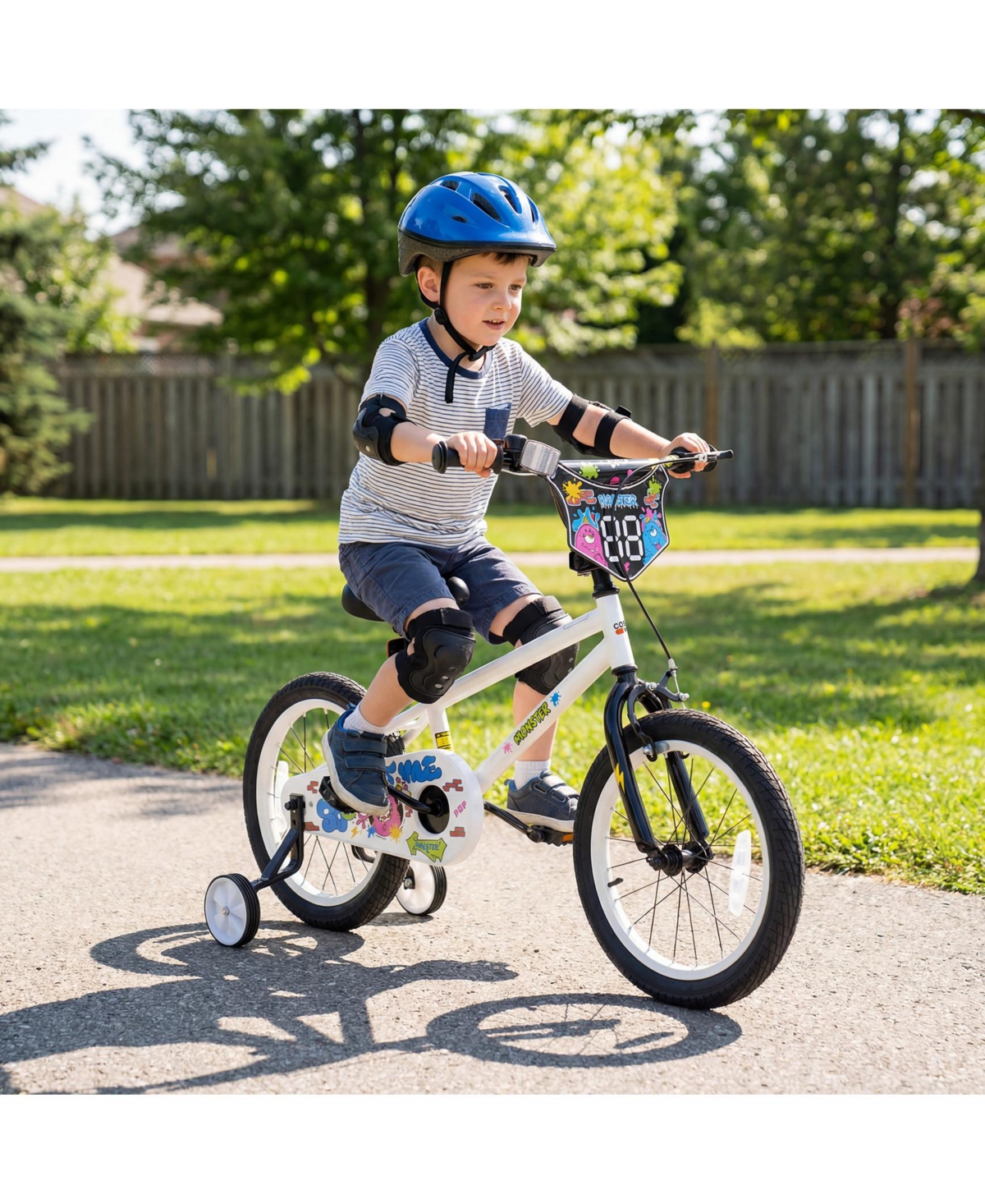 Click here for Slickblue Kids Ride On Bike with Training Wheels... prices