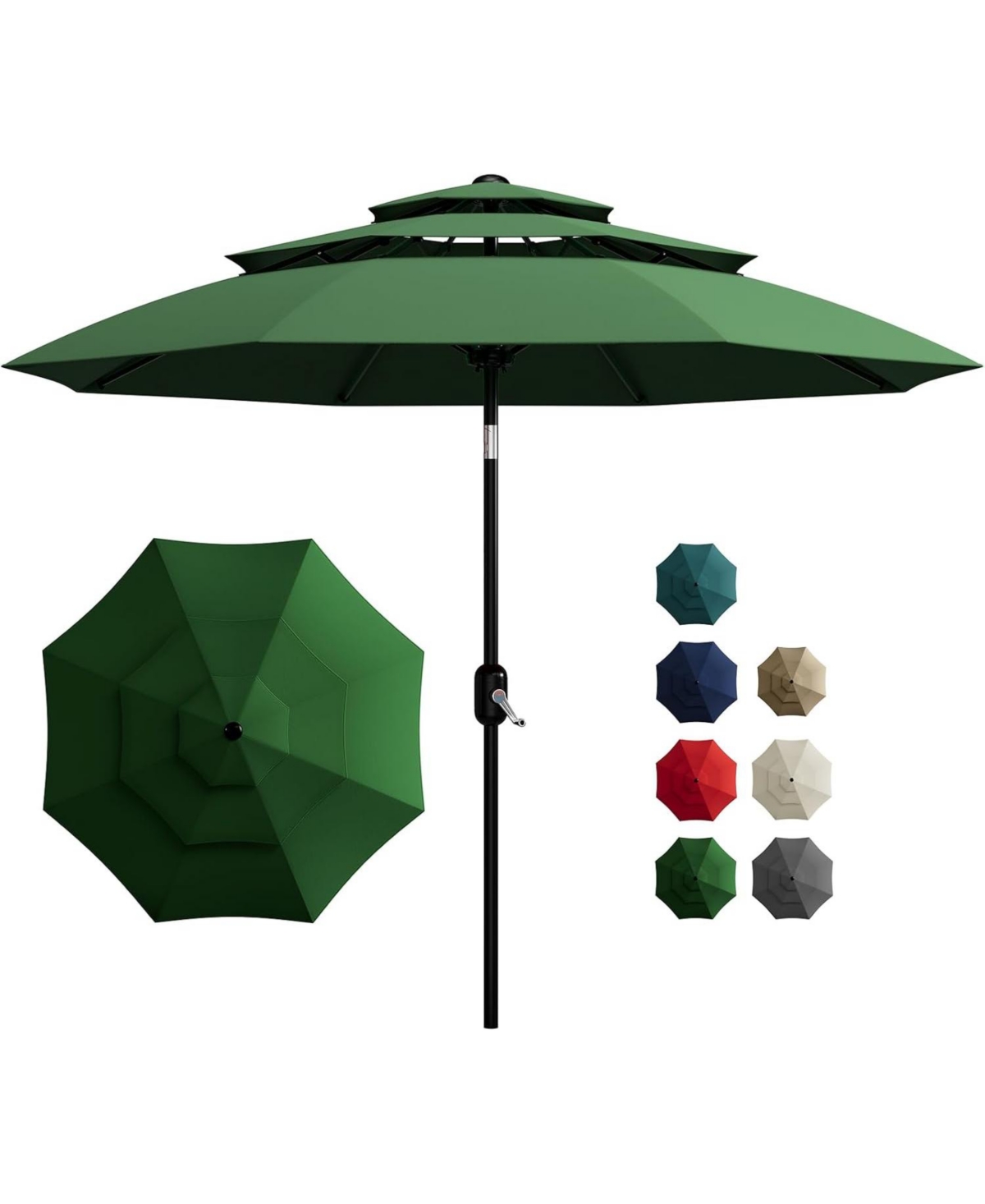 Click here for gaomon 10Ft 3-Tier Patio Umbrella  Outdoor Table U... prices