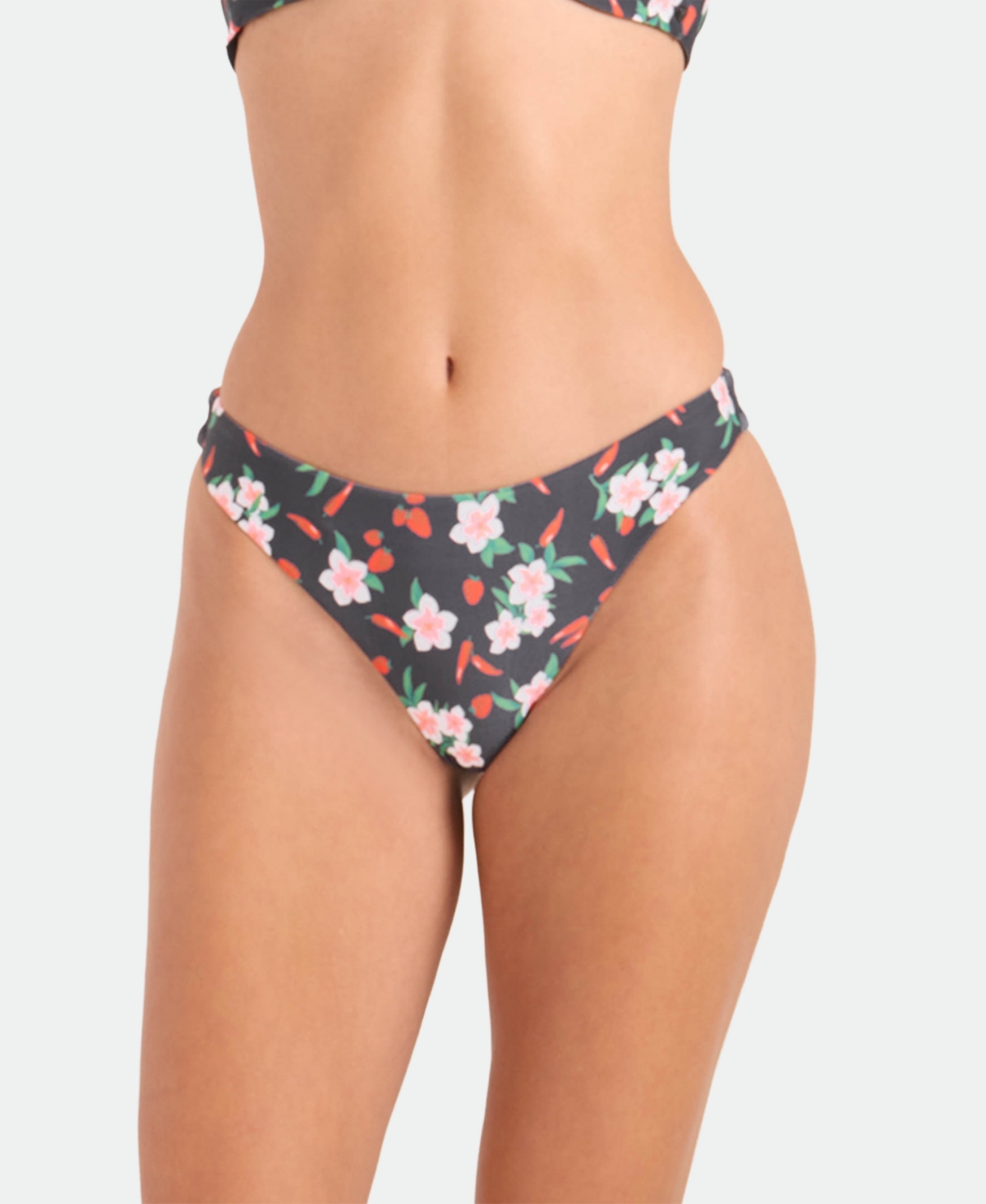 Click here for Volcom Womens Floral Printed Skimpy Mid-Rise Bikin... prices