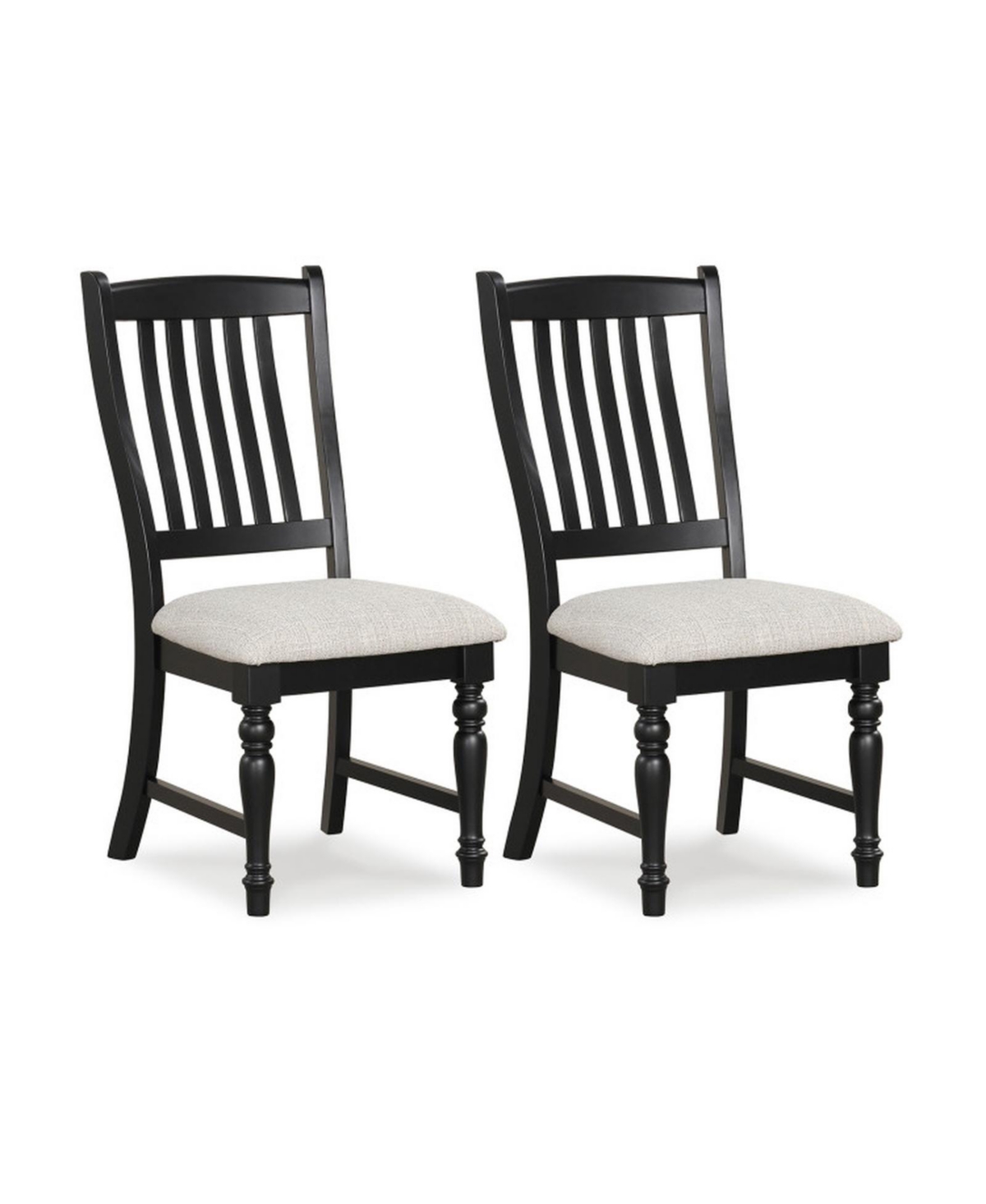 Click here for Gouun Set of 2 Padded Kitchen Side Chairs with Sol... prices