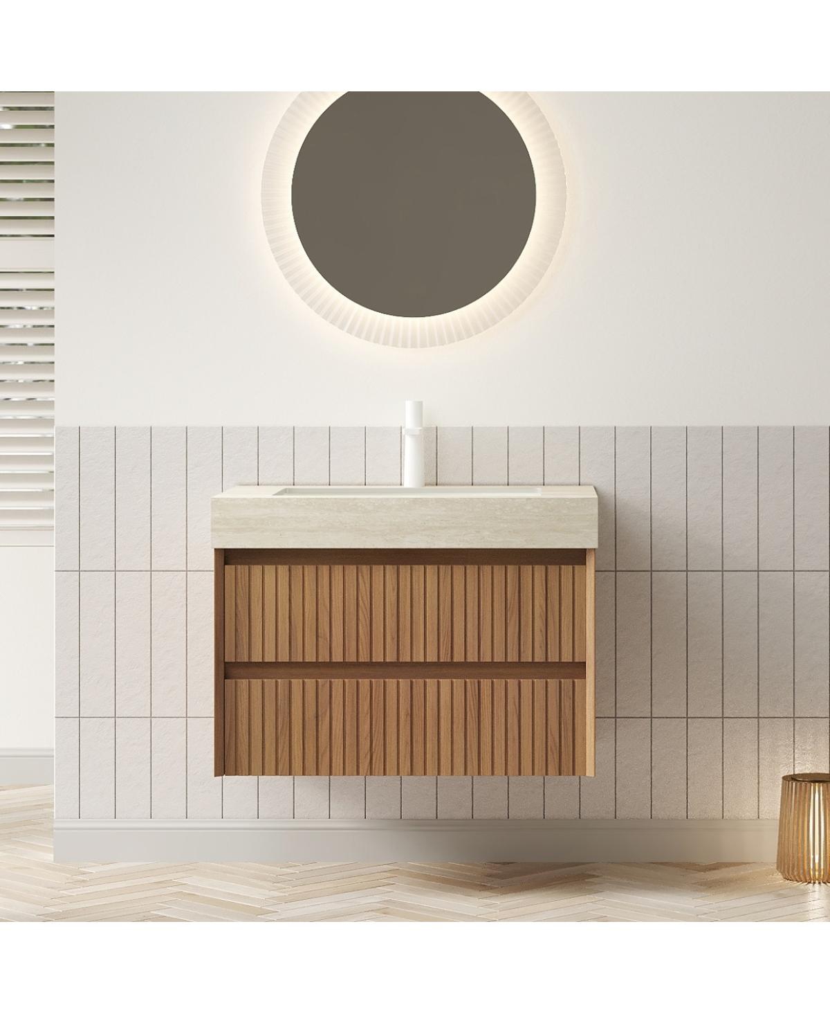 Click here for Sillysis Floating Bathroom Vanity with Roma Traver... prices