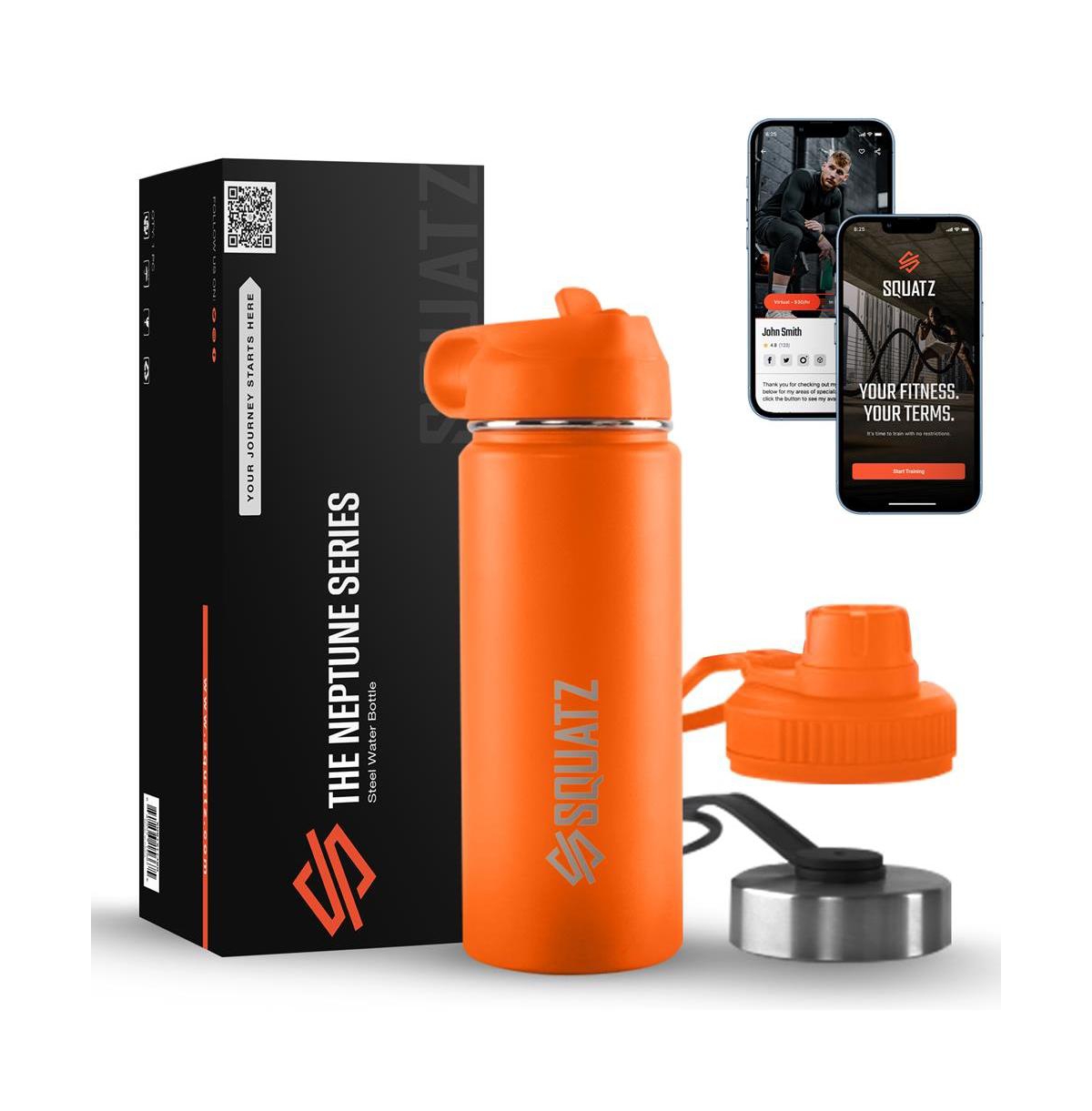 Click here for Squatz 18 oz Insulated Water Bottle - Double Wall... prices