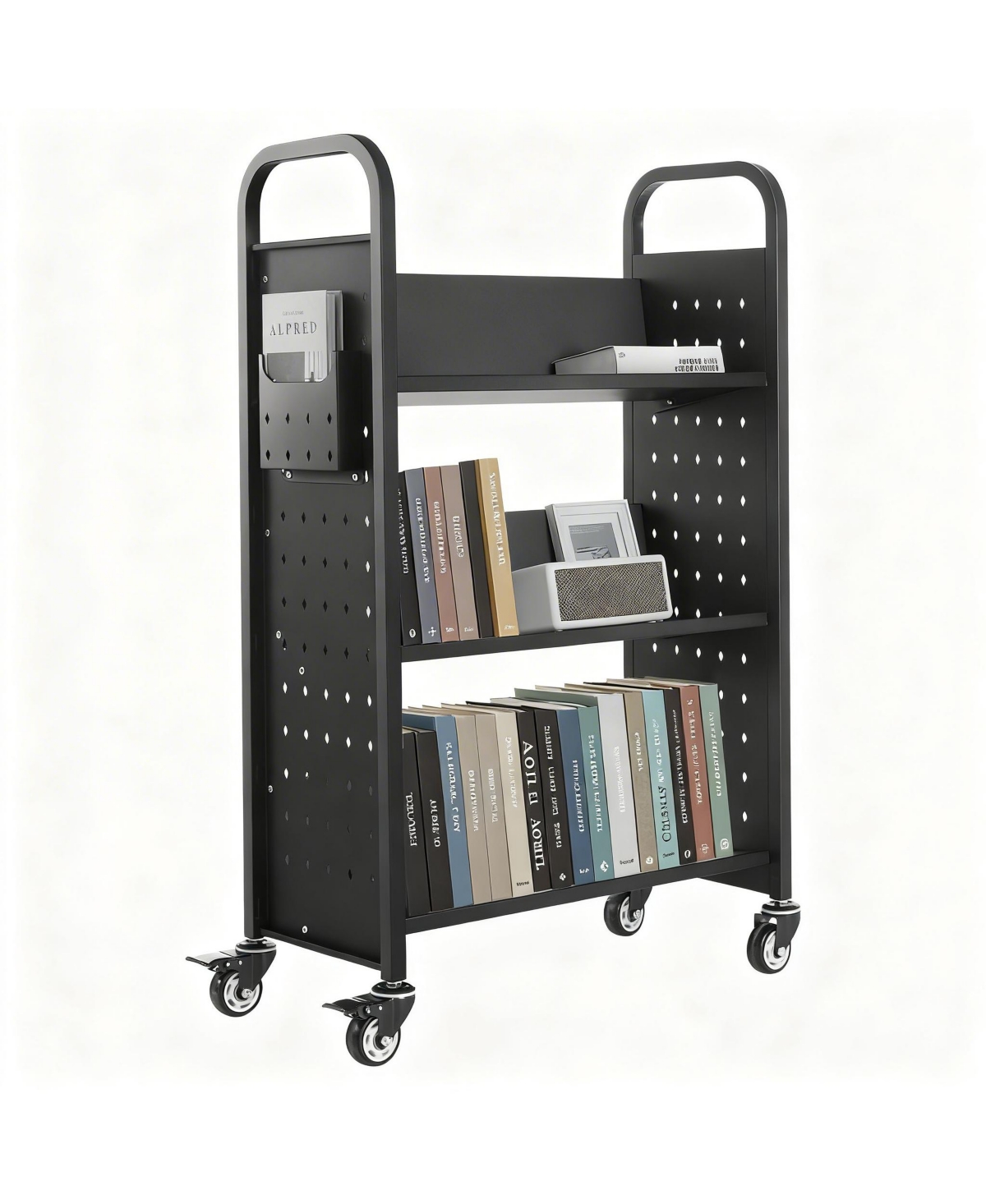 Click here for Yigii 3-Tier Rolling Book Cart  330 lbs Capacity... prices