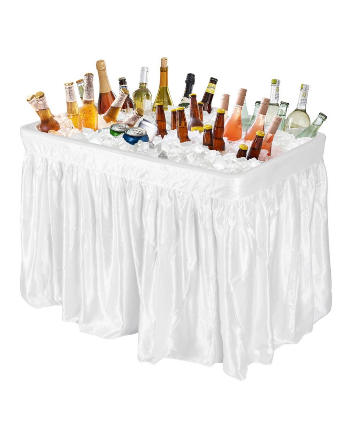 Click here for Gouun 4 Ft Folding Party Ice Cooler Table with Mat... prices