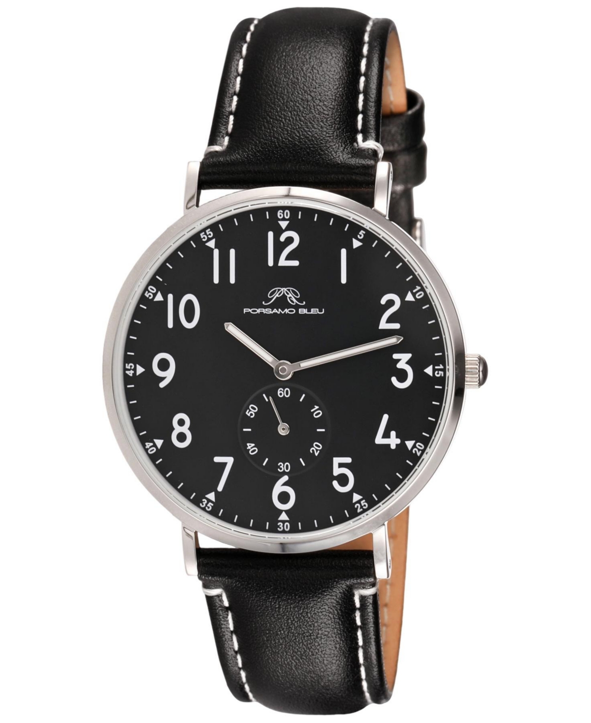 Click here for Porsamo Bleu Mens Rowan Genuine Leather Band Watch... prices