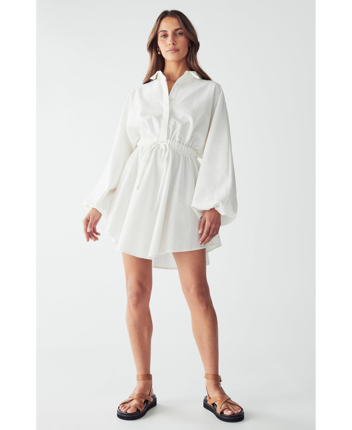 Click here for St Mrlo Womens Shauna Mini Dress - White prices