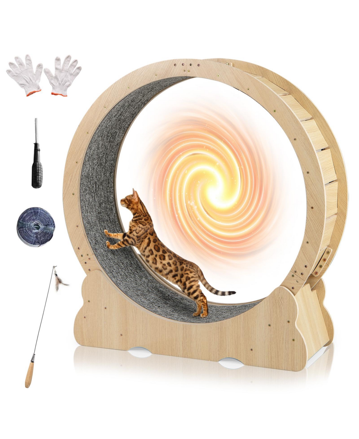 Click here for Cozito Cat Exercise Wheel 40 inch with Lockable Ca... prices