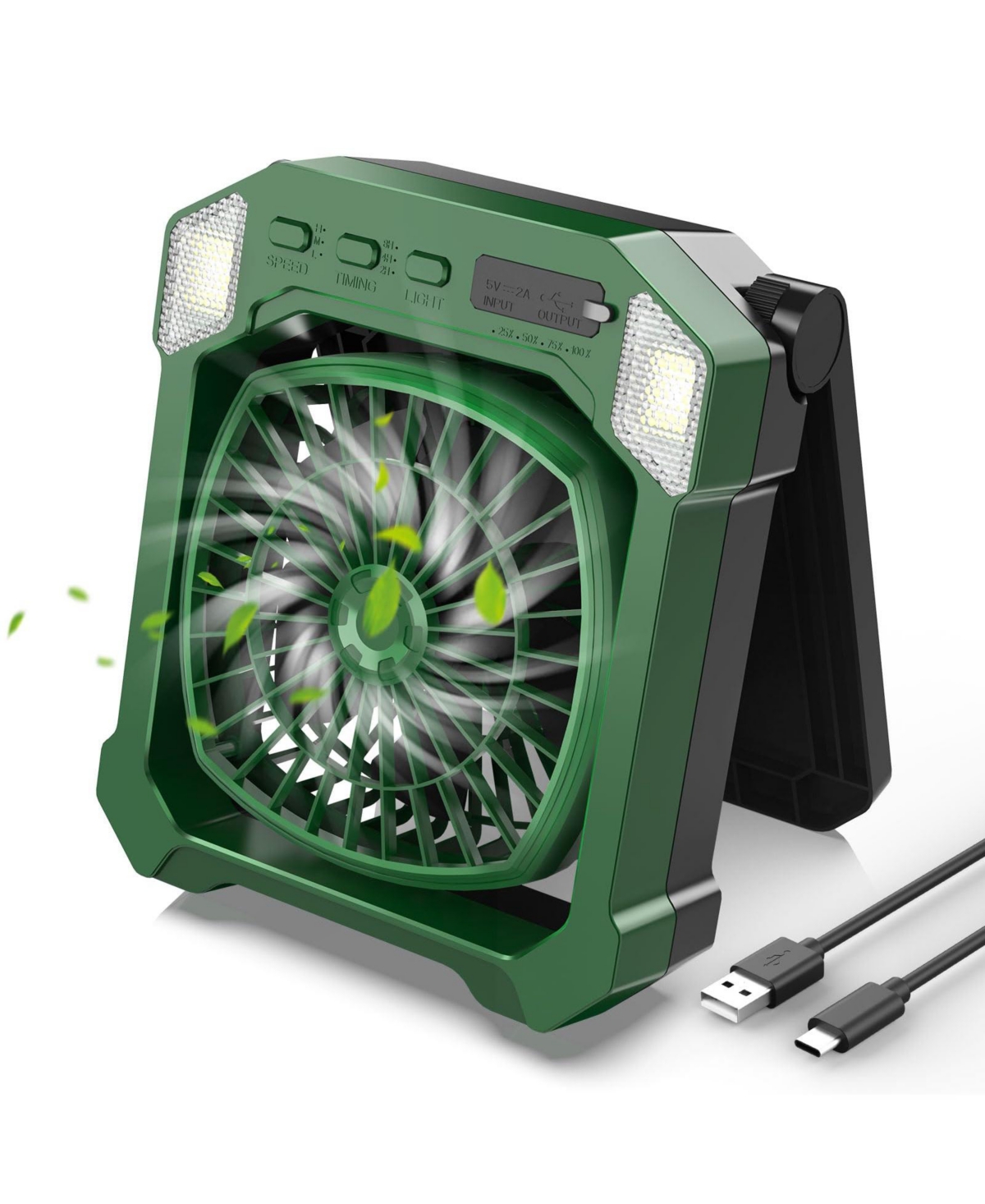 Click here for Gnuadz Camping Fan Solar Rechargeable Portable Out... prices