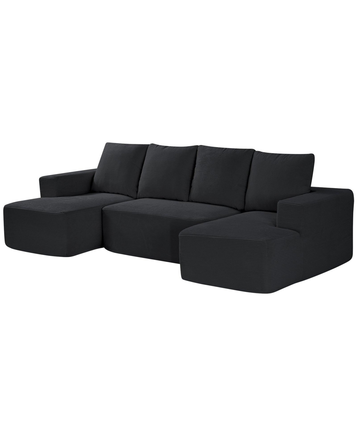 Click here for Gouun Corduroy U-Shaped Modular Sectional Sofa wit... prices