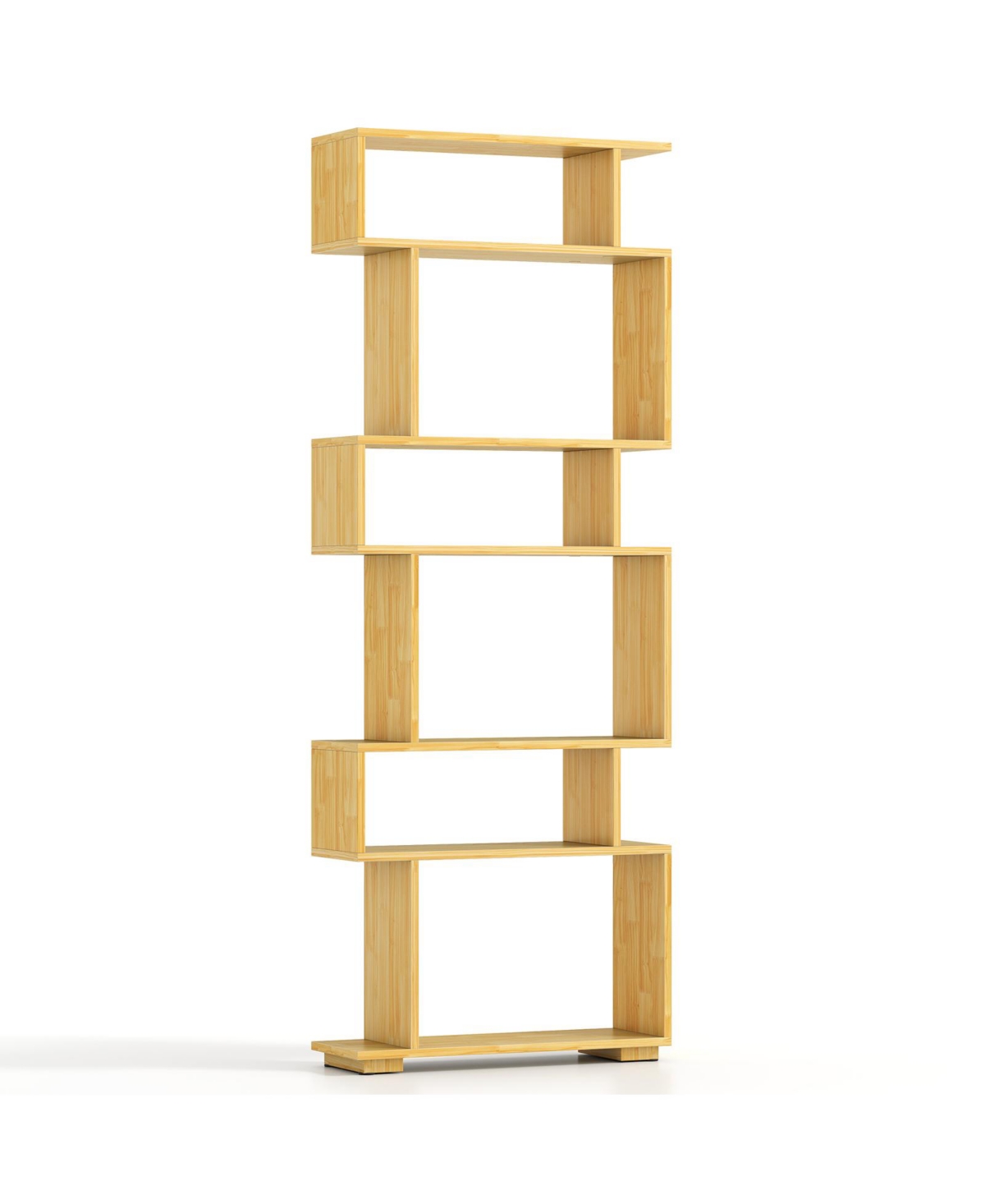 Click here for Sugift 6-Tier Geometric Bookshelf with 2 Anti-Tipp... prices
