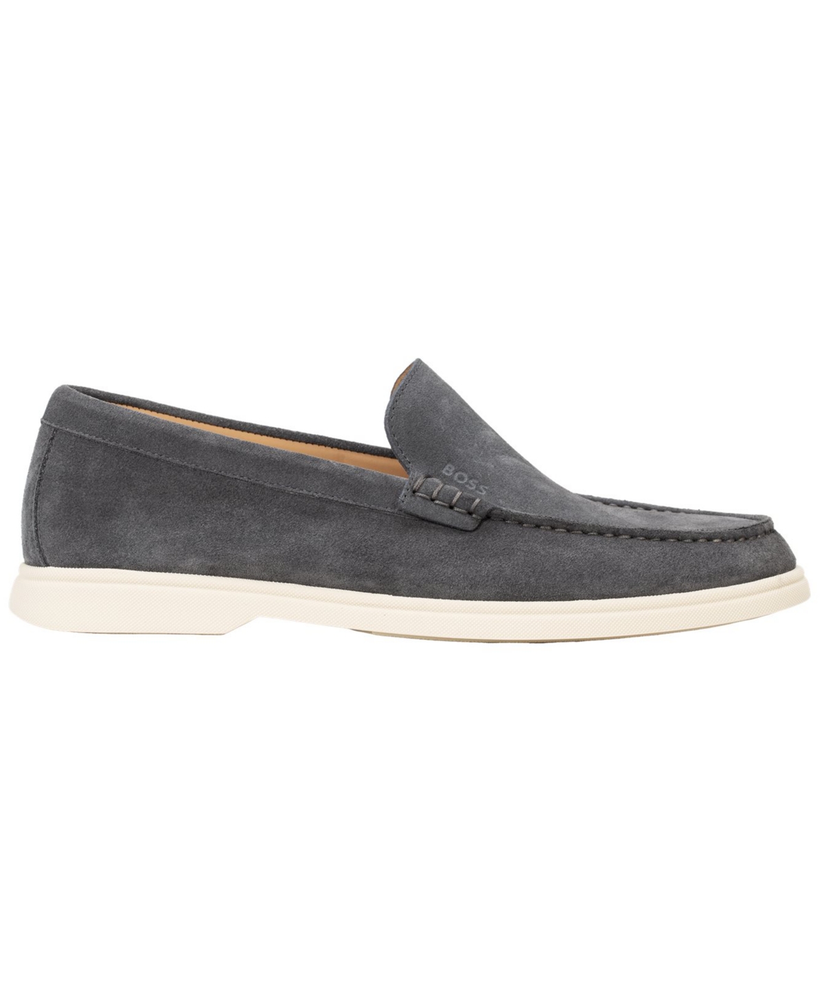 Click here for Hugo Boss Mens Sienne Round Toe Loafers - Gray prices