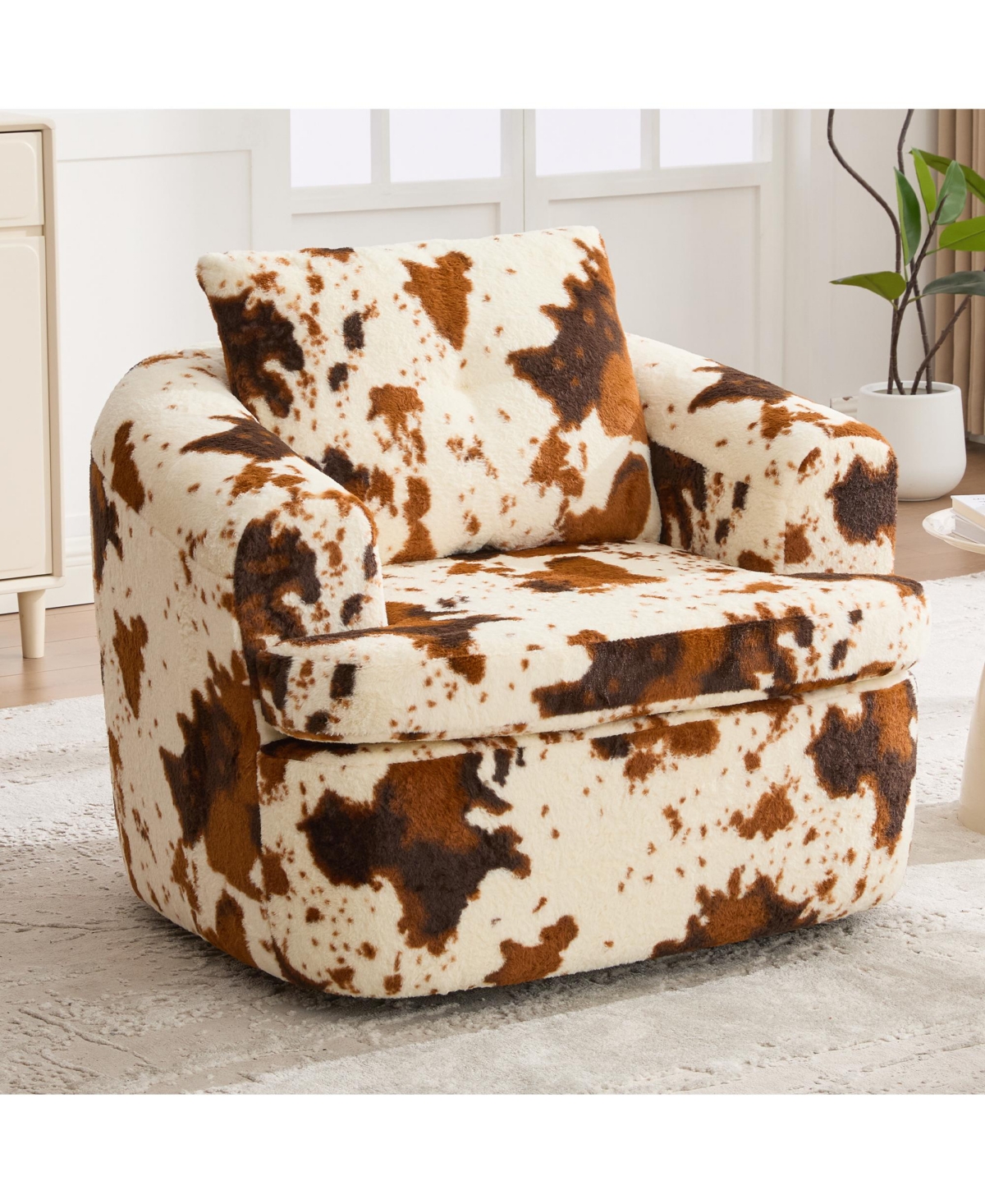 Click here for Rainsken 360degree(s) Swivel Barrel Accent Chair... prices
