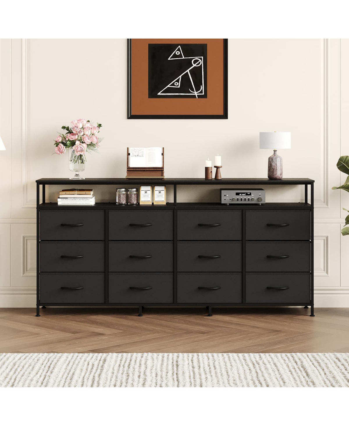 Click here for gaomon Bedroom or Living Room 12 Drawer Dresser Tv... prices