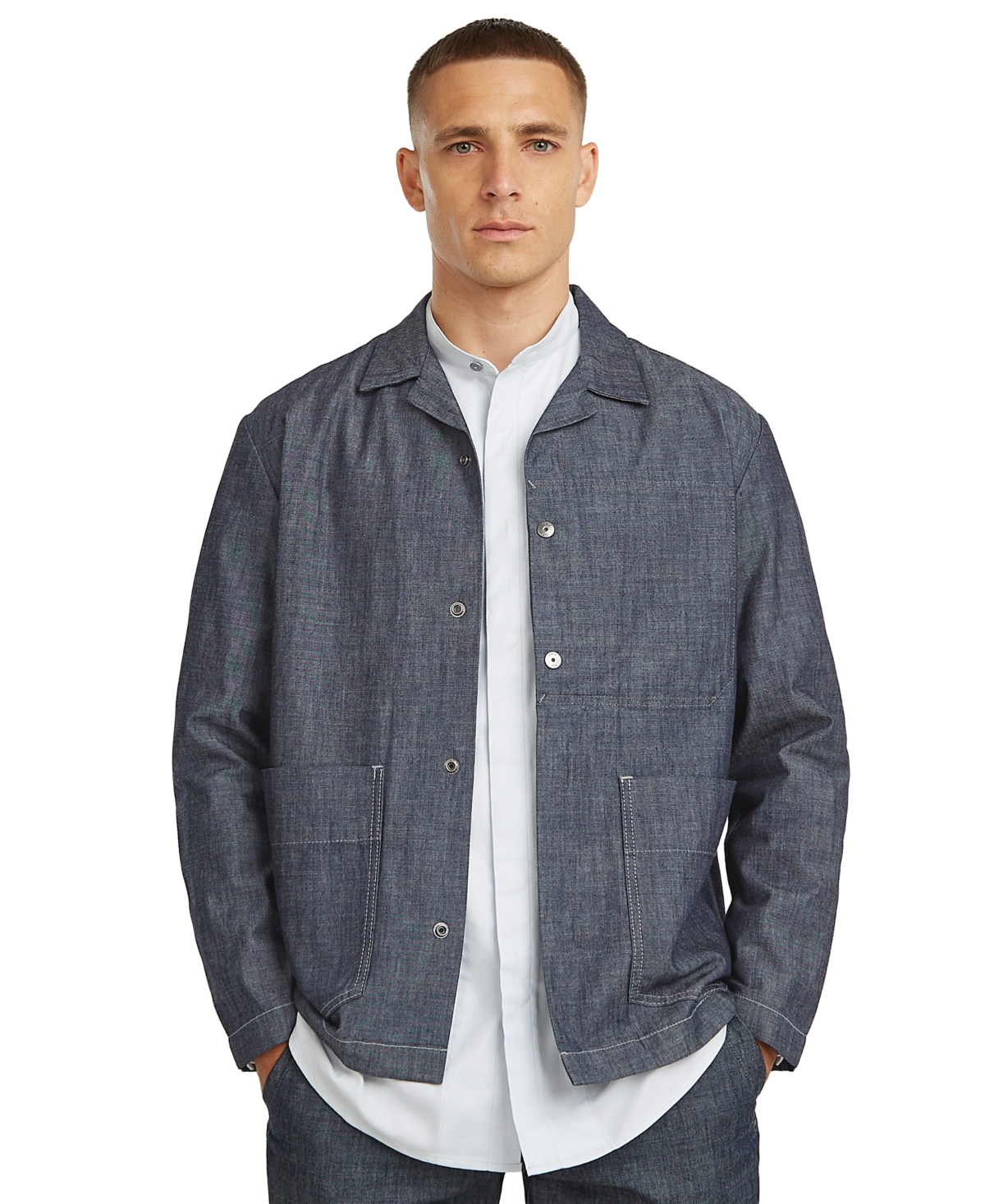 Click here for G-Star Raw Mens Regular-Fit Jacket - Rinsed prices