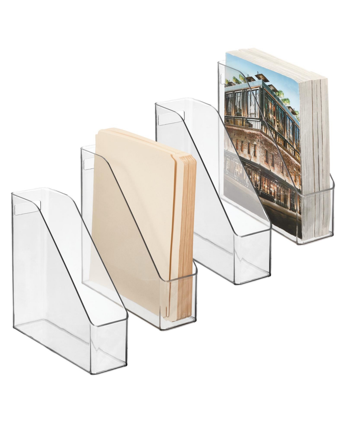 Click here for mDesign Plastic Slim File Folder Storage Organizer... prices