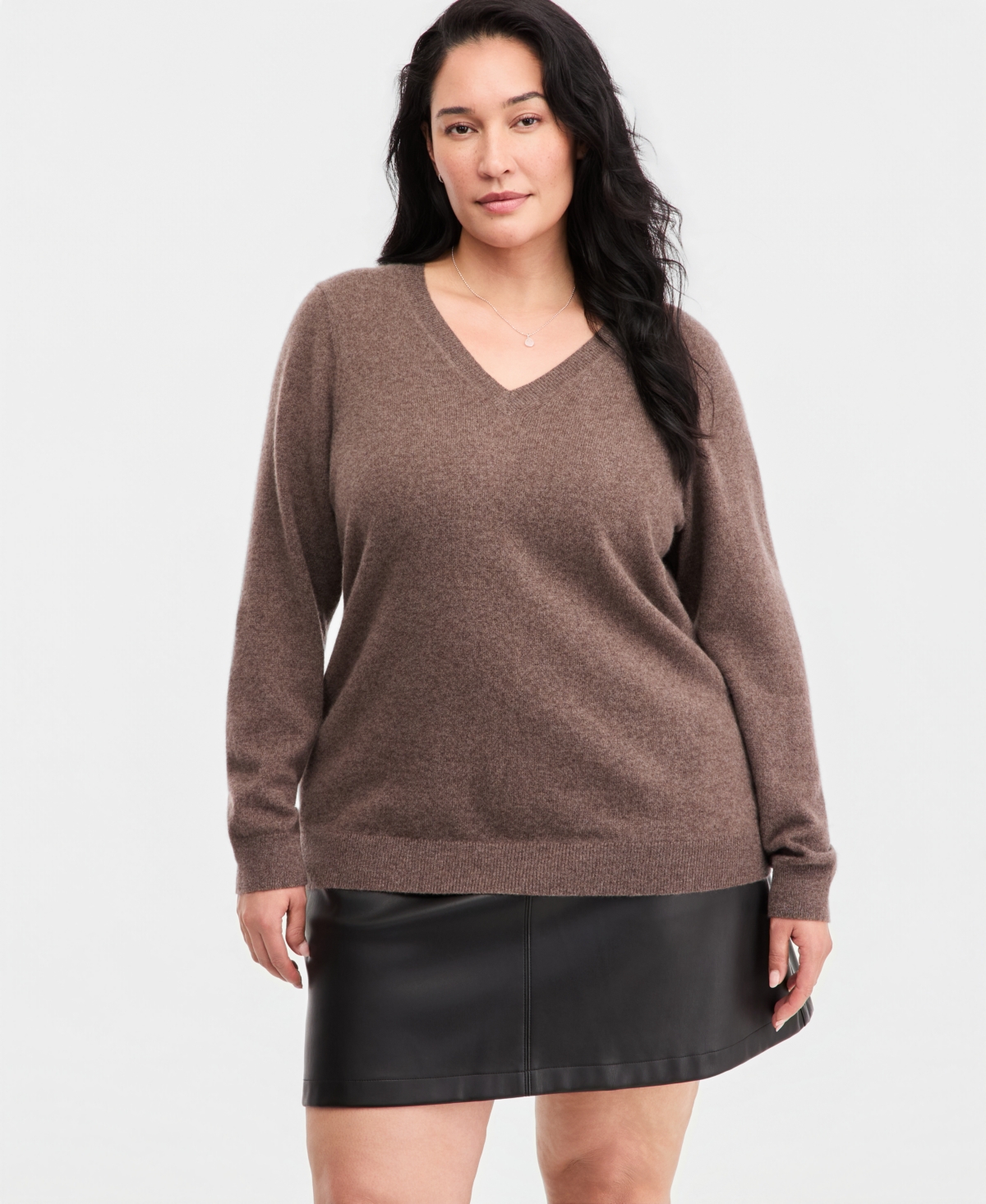 Click here for Charter Club Plus Size 100 Cashmere V-Neck Sweater... prices