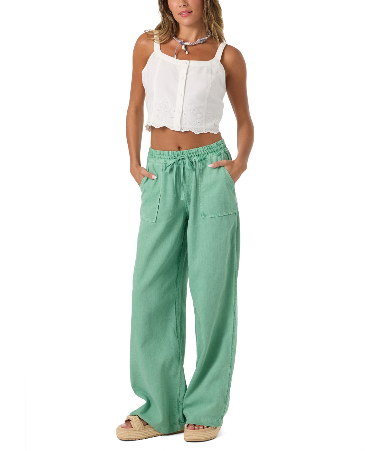 Click here for ONeill Womens Sevie Patch Pocket Woven Pull-On Pan... prices
