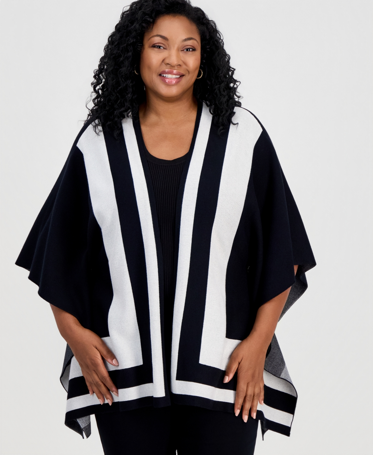 Click here for Jm Collection Plus Size Short-Sleeve Colorblock Op... prices
