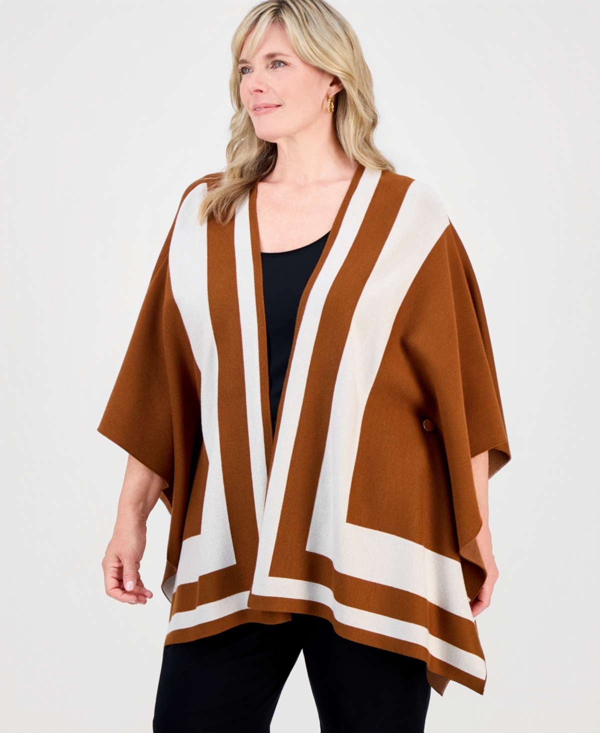 Click here for Jm Collection Plus Size Short-Sleeve Colorblock Op... prices