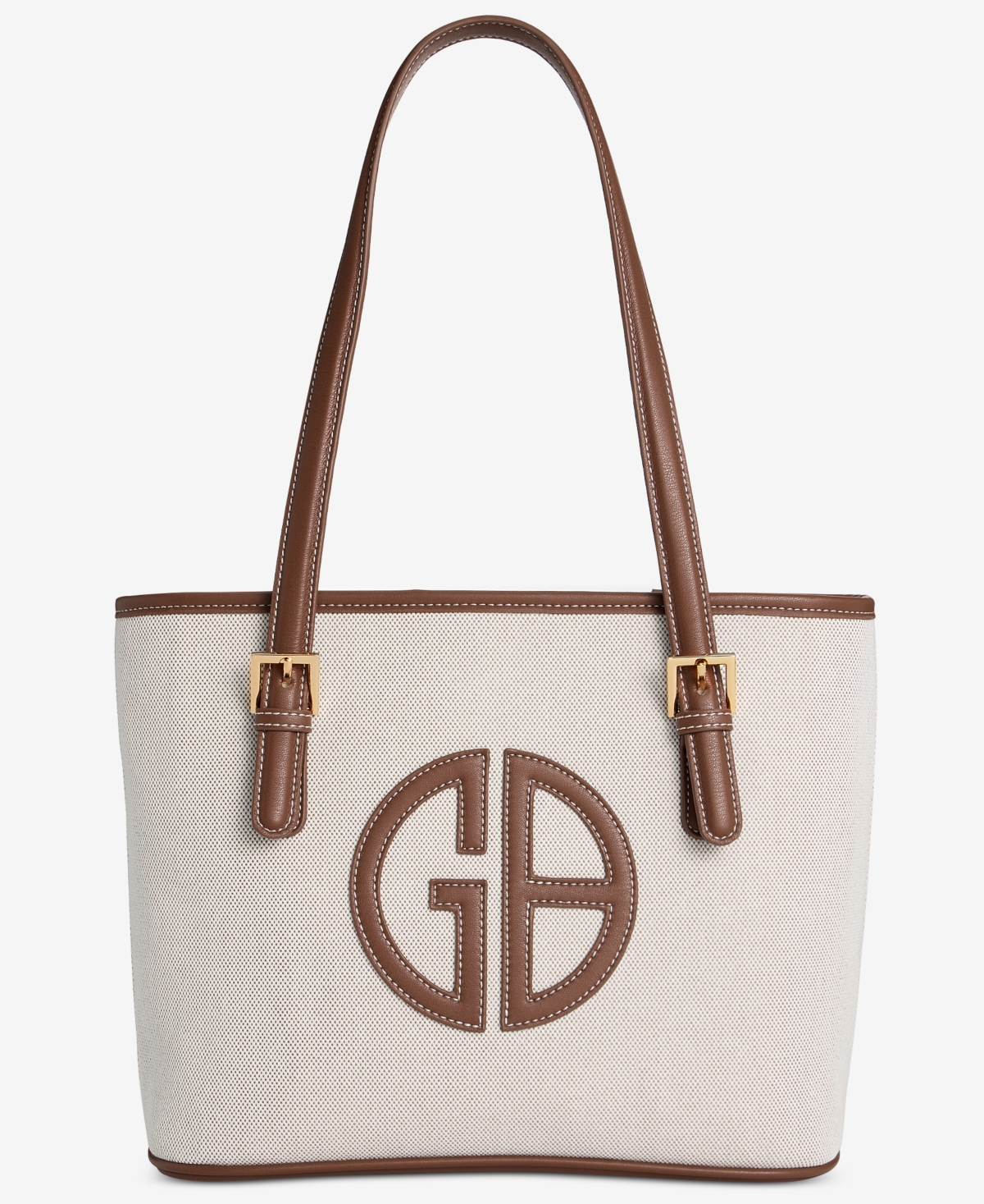 Click here for Giani Bernini Linen Logo Tulip Tote  Macys Exclusi... prices