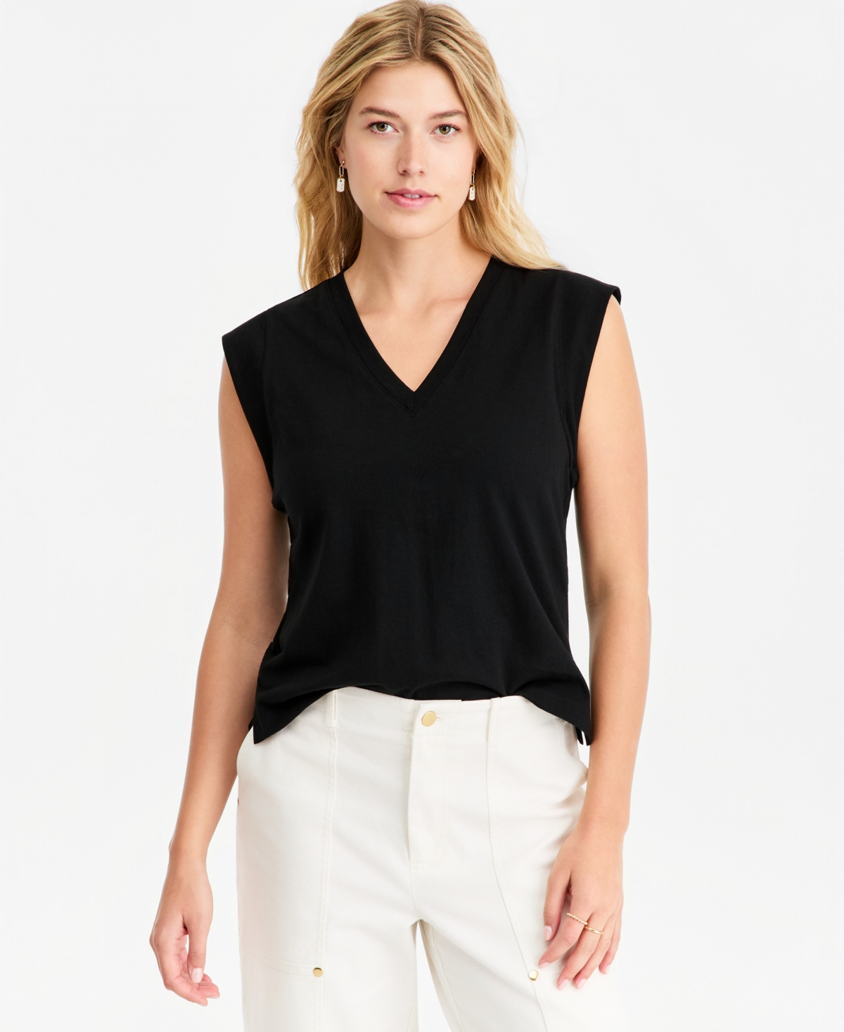 Click here for On 34th Womens V-Neck Jersey Top  Macys Exclusive... prices