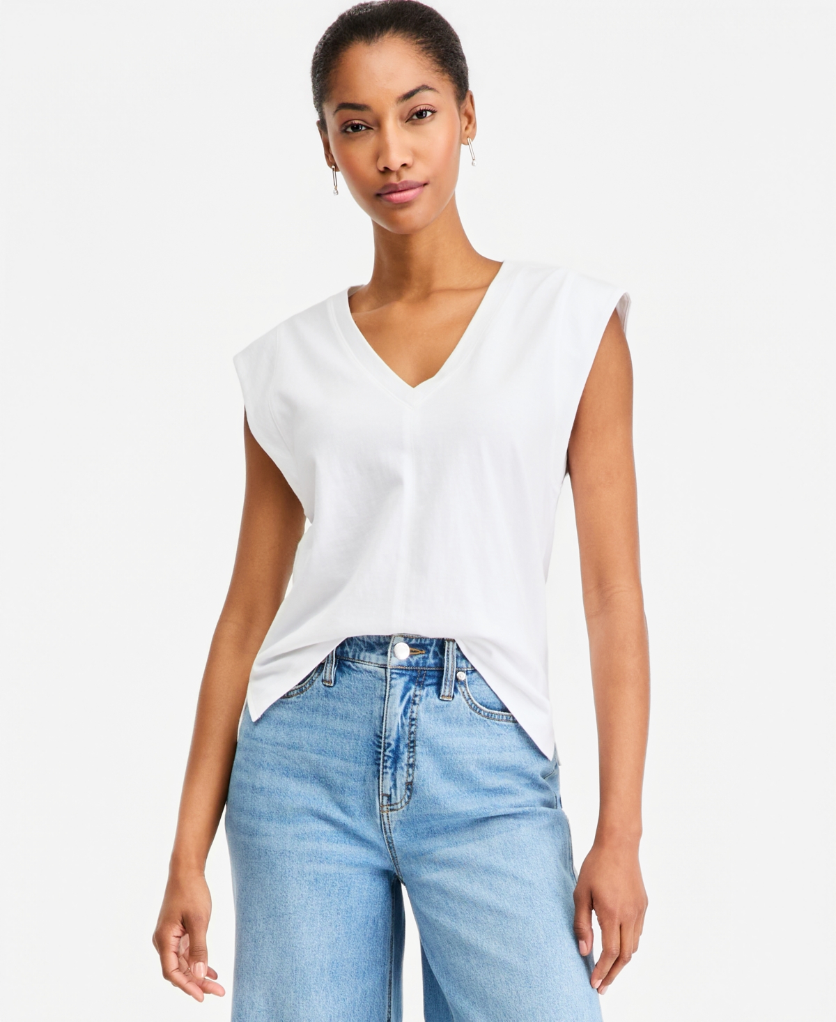 Click here for On 34th Womens V-Neck Jersey Top  Macys Exclusive... prices