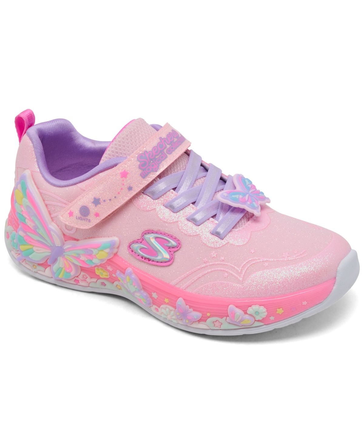 Click here for Skechers Little Girls S-Lights: Butterfly Bliss Li... prices
