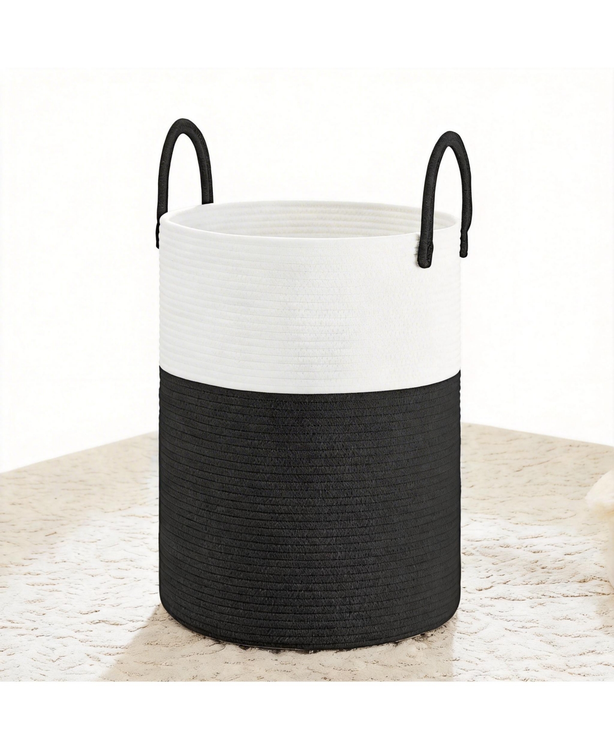 Click here for Gnuadz Woven Cotton Rope Hamper for Clothes Storag... prices